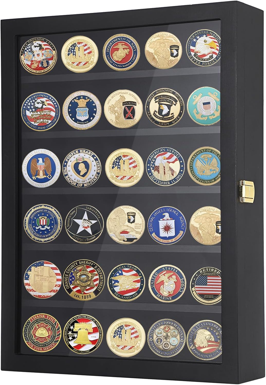 Hipiwe Military Challenge Coin Display Case, Medals Philippines | Ubuy
