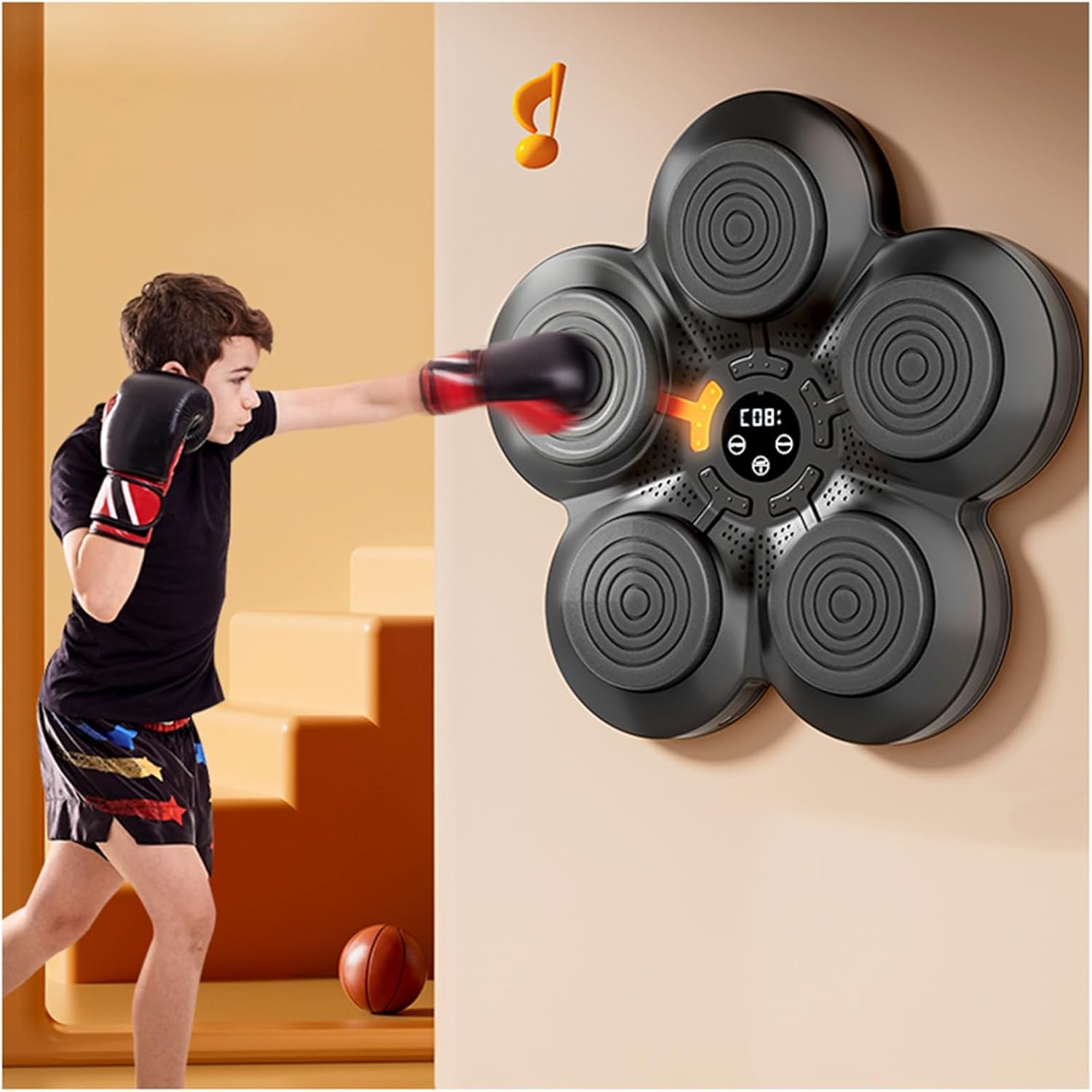 Smart Music Boxing Machine, Wall Mounted Boxing Machine With USB ...