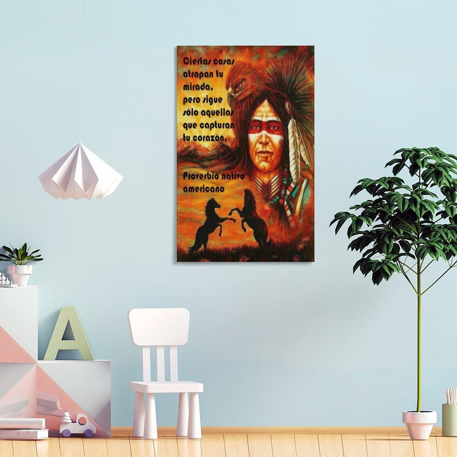 Afiche De Indios Americanos Native American Poster Etsy España