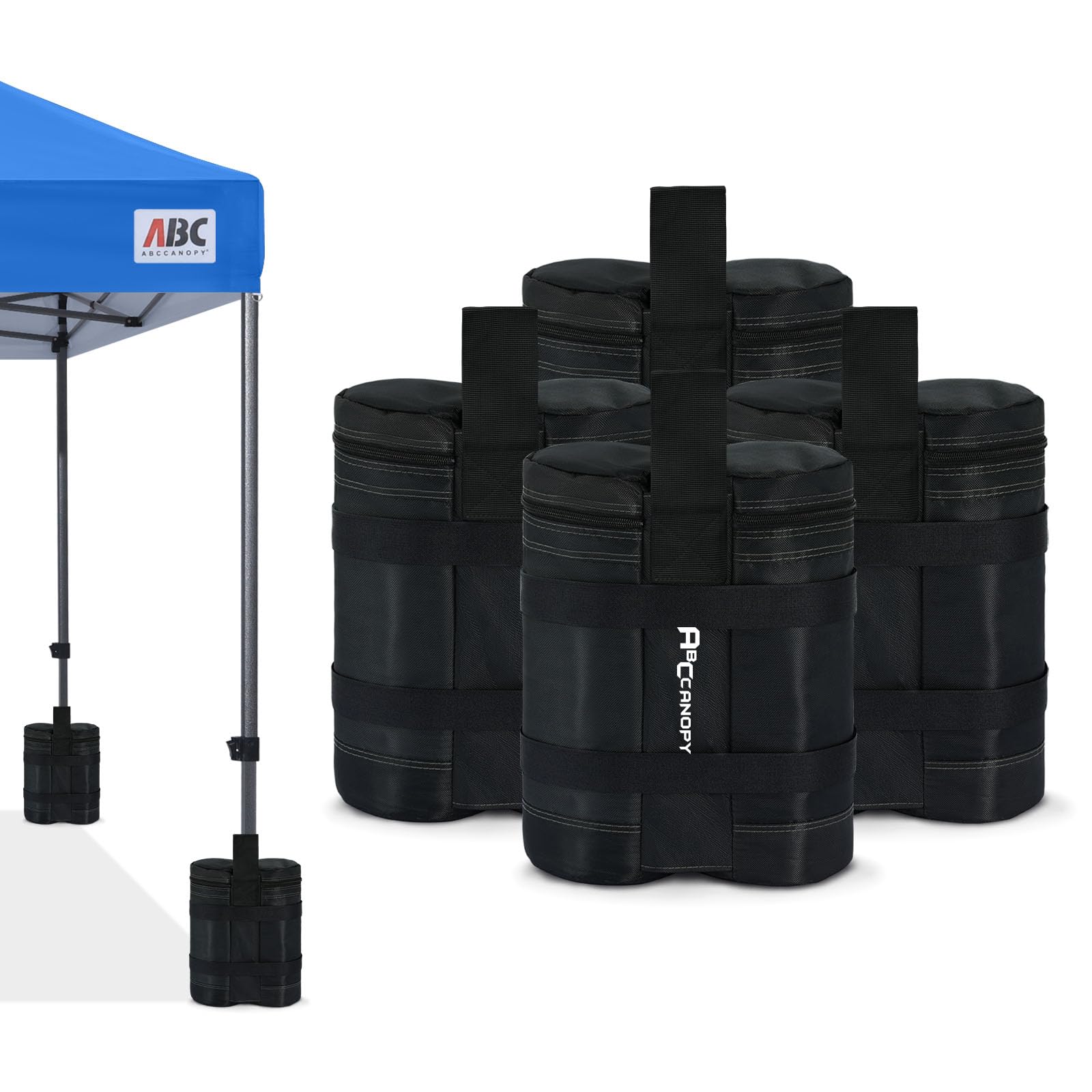 Snapklik.com : ABCCANOPY Canopy Sandbags For Instant Shelters, 140lb