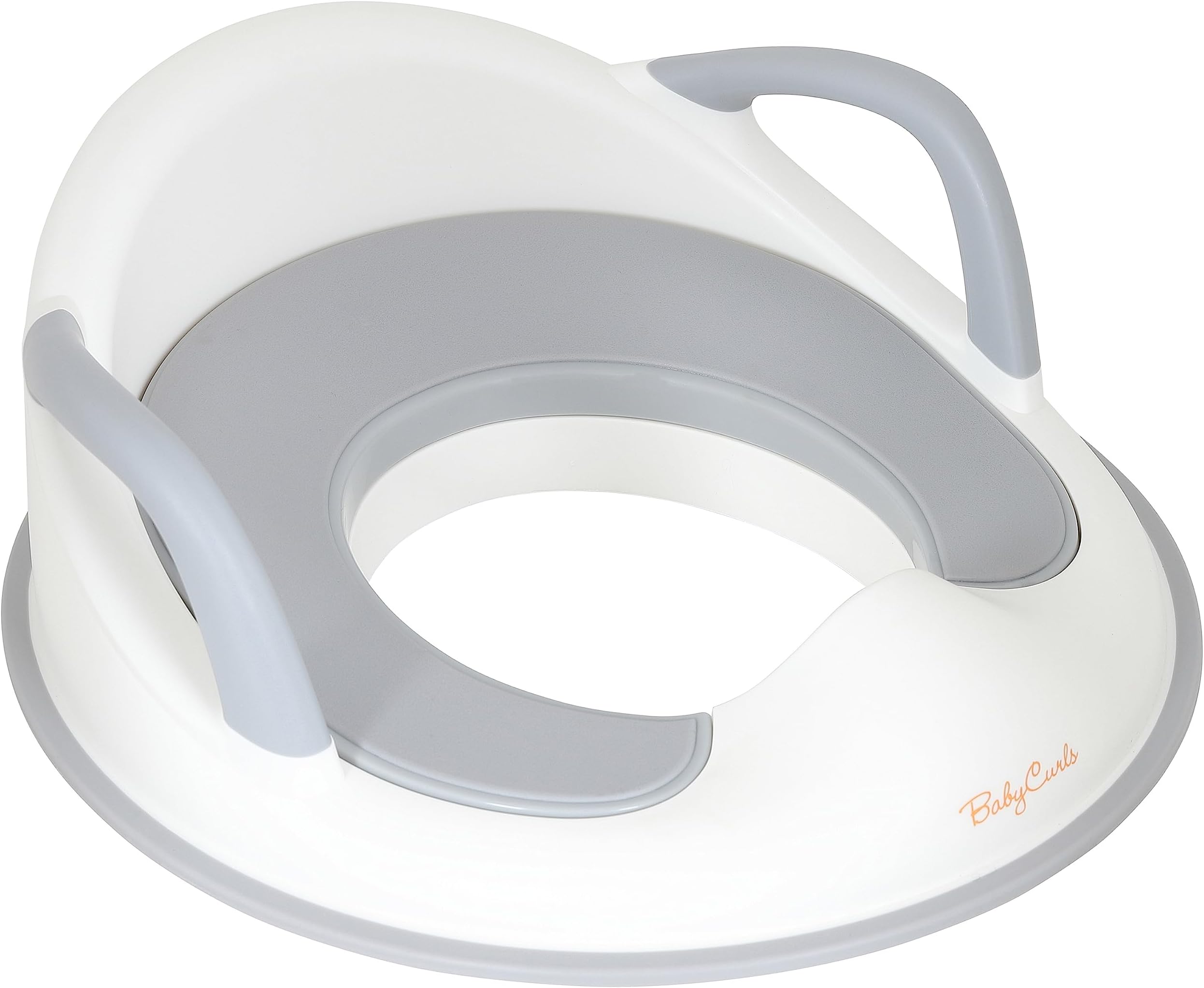 Babycurls Toddler Toilet Training Seat with Handles and Non Slip Double ...