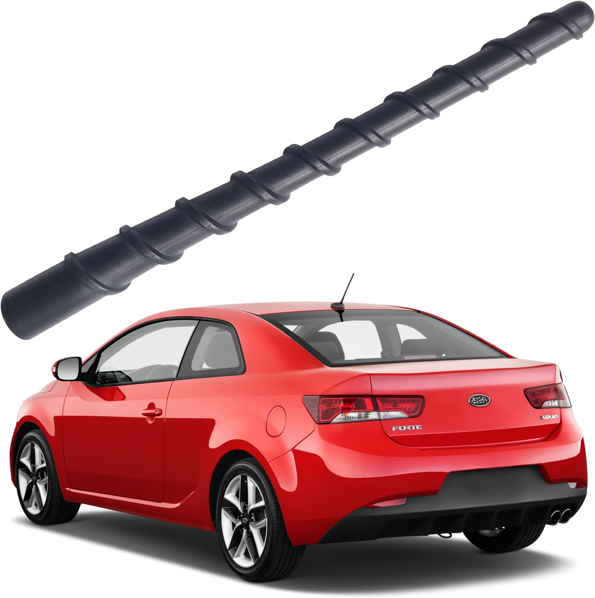 Amazon.com: 7 Inch Flexible Spiral Rubber Antenna for Kia Forte (2009 ...