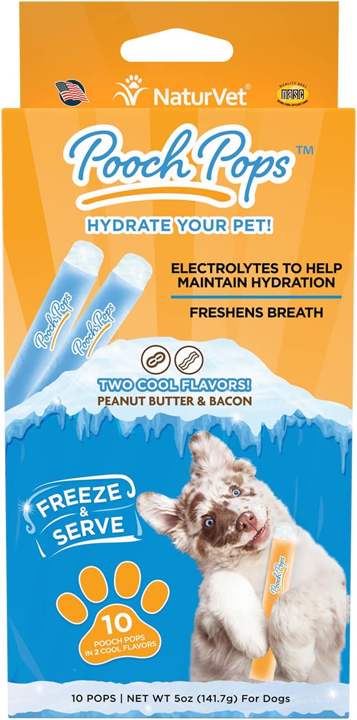 Amazon.com : NaturVet Pooch Pops- Provides Essential Electrolytes ...