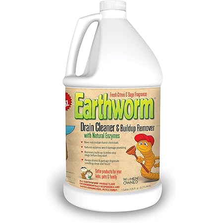 Amazon.com: Earthworm® Drain Cleaner - Drain Deodorizer - Natural and ...