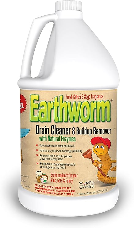 Amazon.com: Earthworm® Drain Cleaner - Drain Deodorizer - Natural and ...