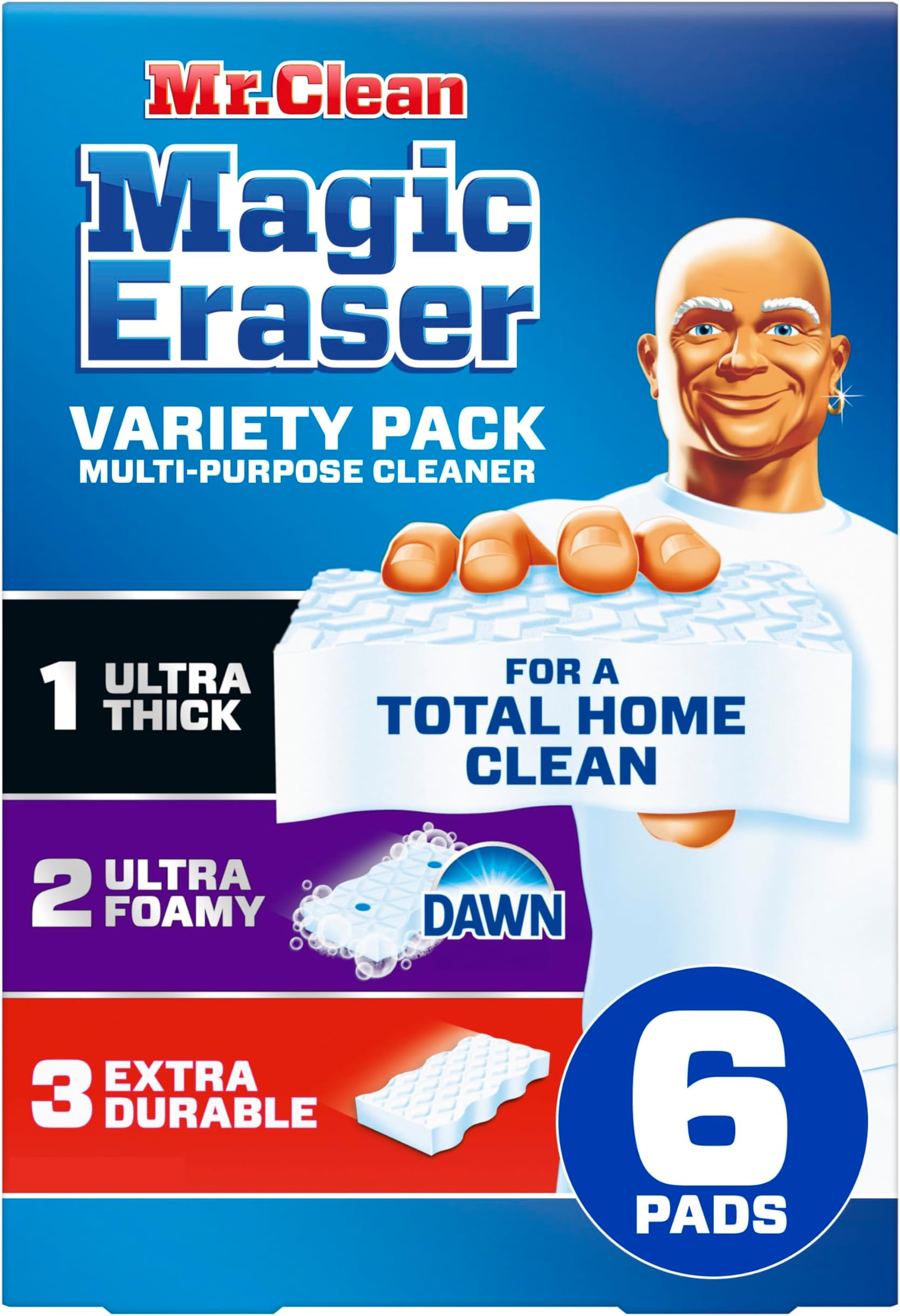 Amazon.com: Mr. Clean Magic Eraser Sponge, All Purpose Cleaner ...