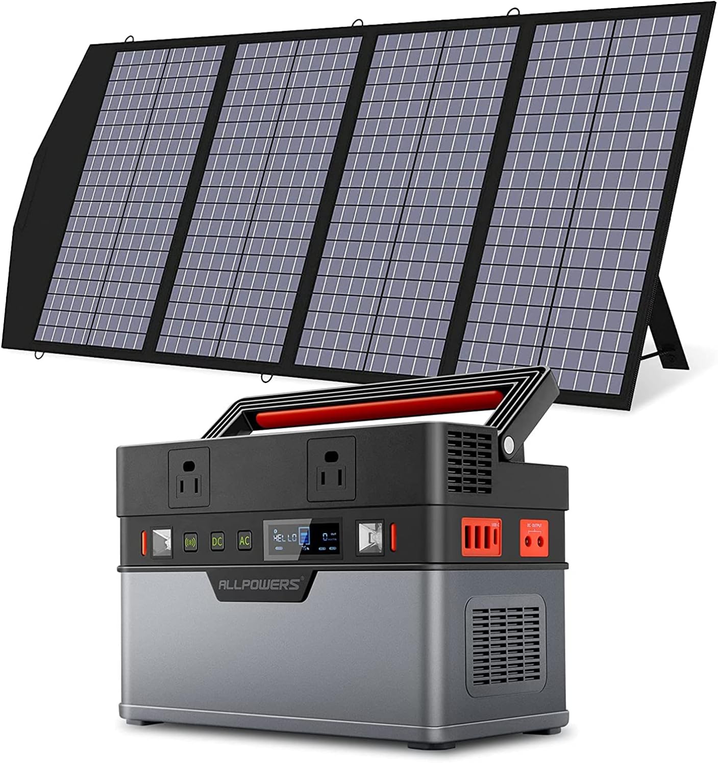 Amazon.com: ALLPOWERS R600 Portable Power Station with SP027 solar ...