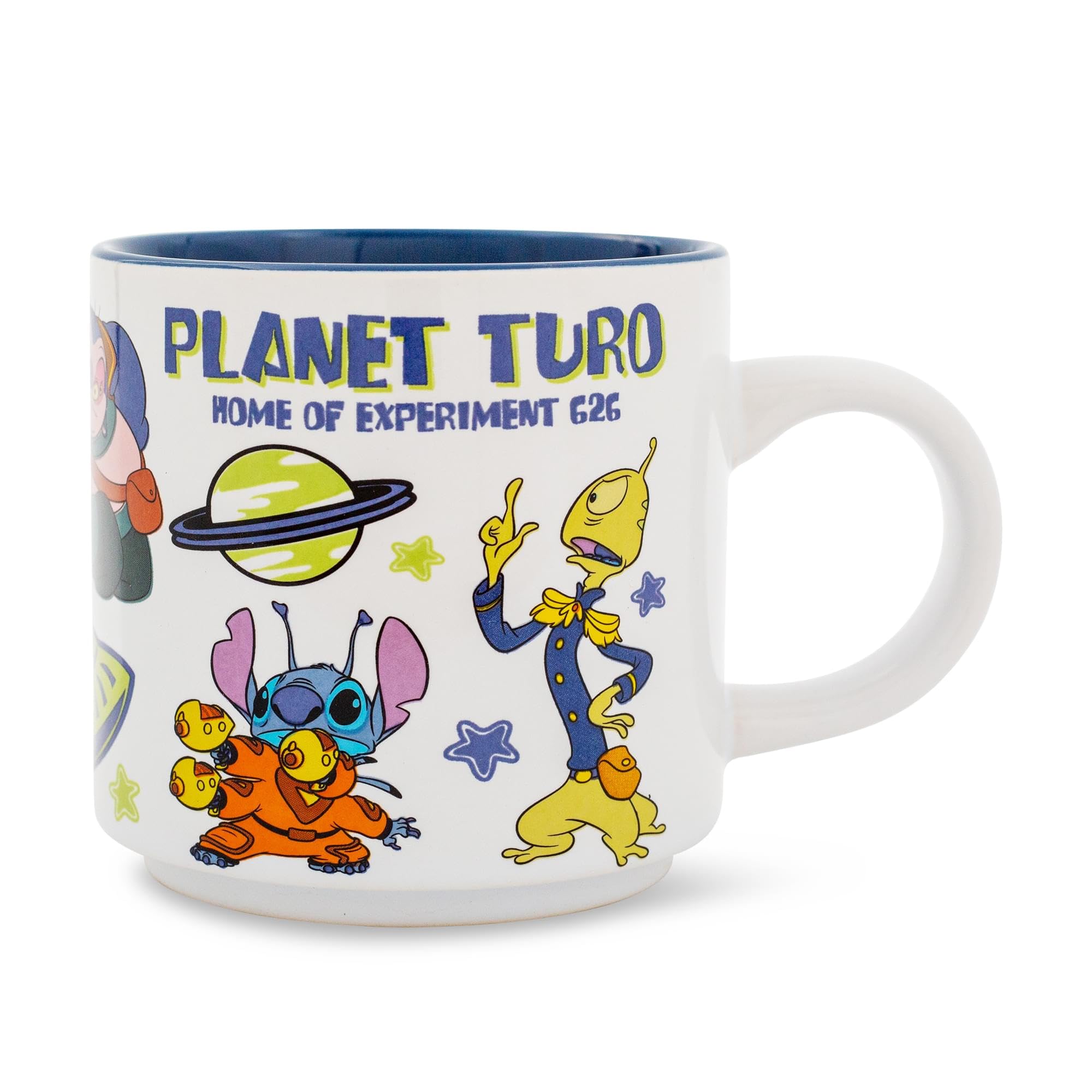 Disney Lilo & Stitch Planet Turo Single Stackable Ceramic Mug | Coffee ...
