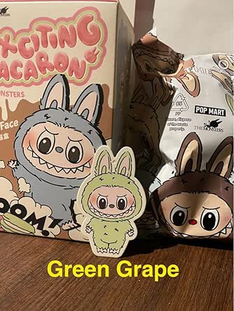 Amazon.co.jp: POPMART Labubu Macaron Green Grape : Toys & Games