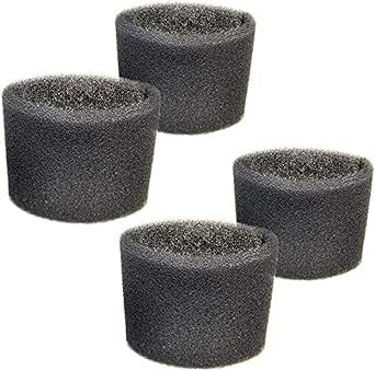 HQRP 4-pack Foam Filter Sleeve сompatible with Shop-Vac 600A 610B ...