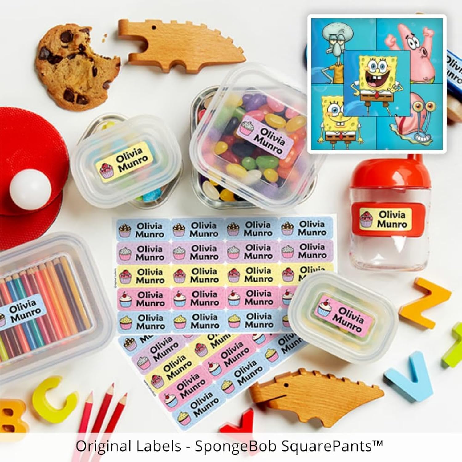 Amazon.com : Oliver's Labels Original Labels, 40 Durable Personalized ...