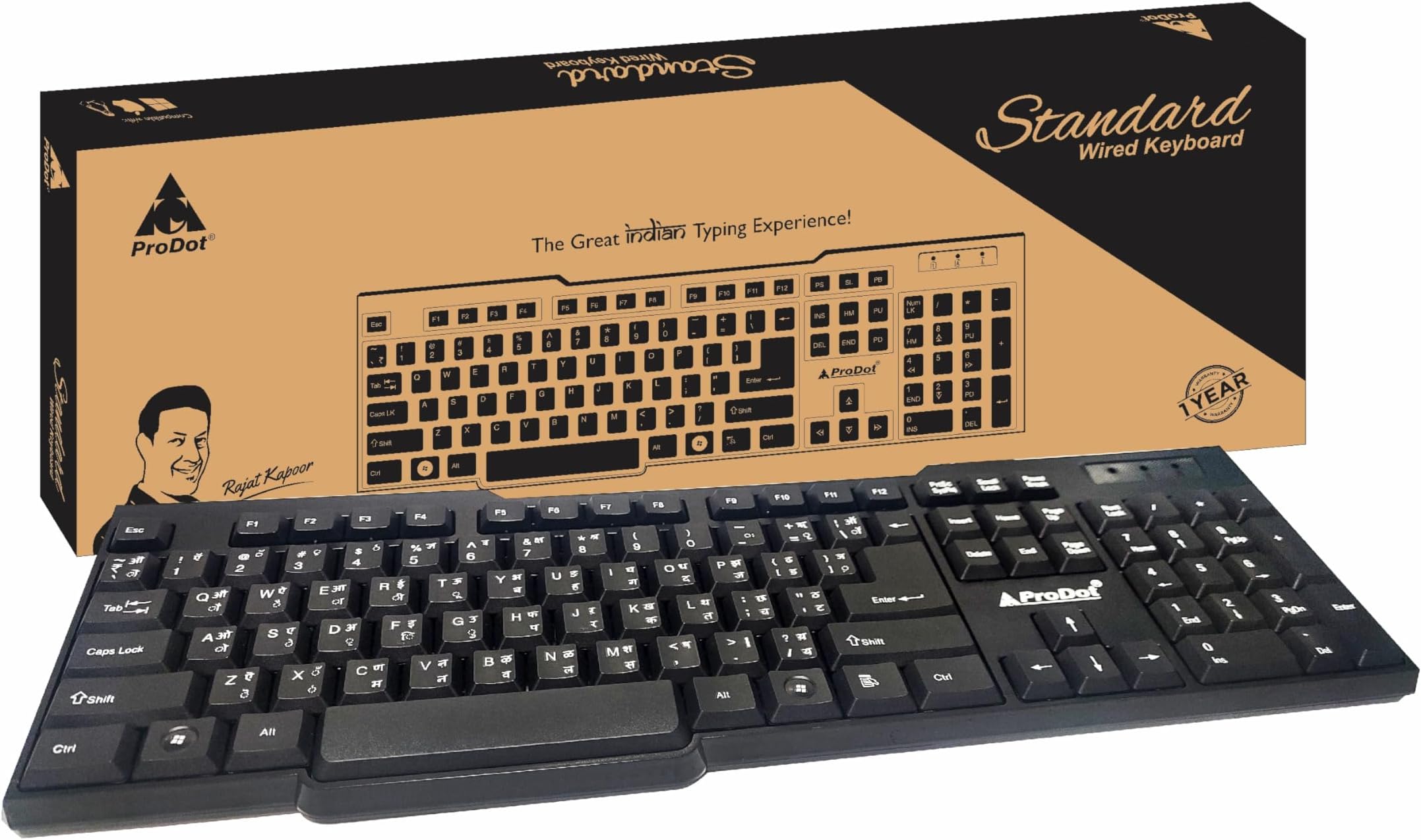 Amazon.in: Buy ProDot Choice QWERTY “Made in India” Keyboard with 104 ...