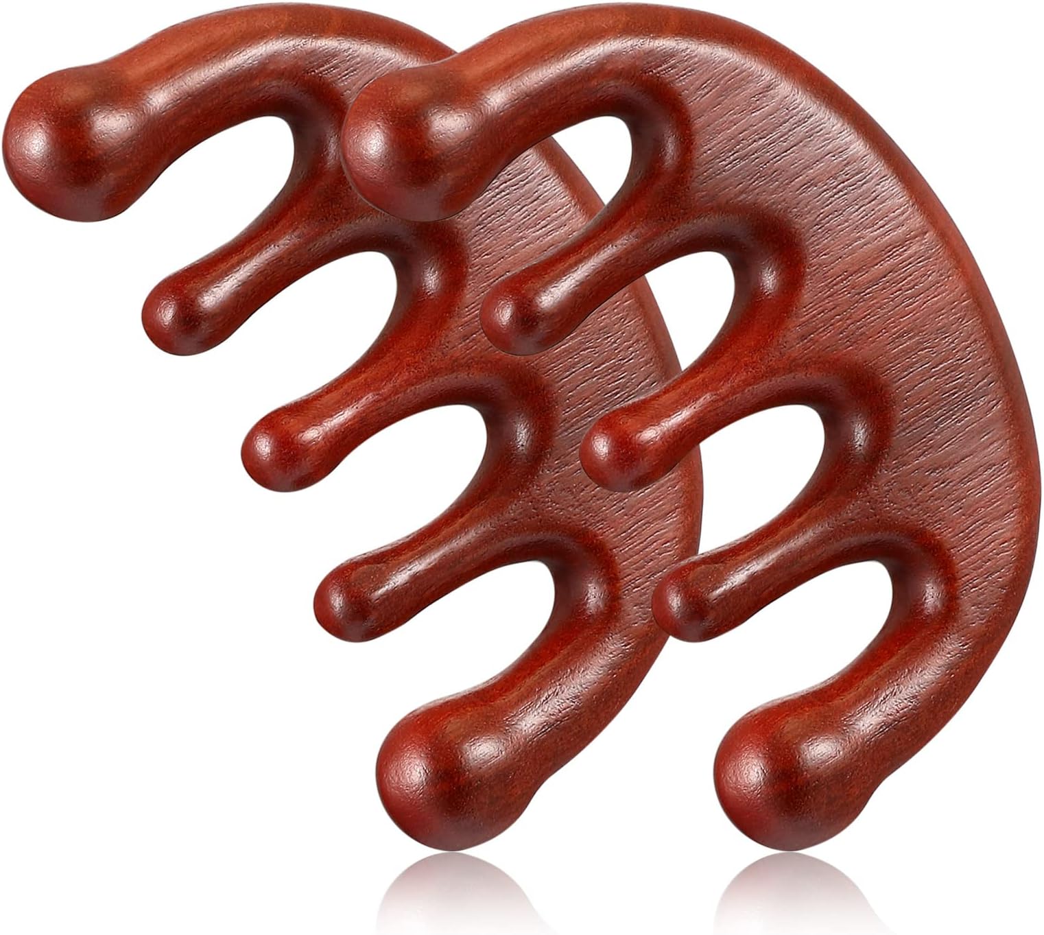 Amazon.com: Genrics Neck Back Massager,Natural Sandalwood Scalp Comb ...