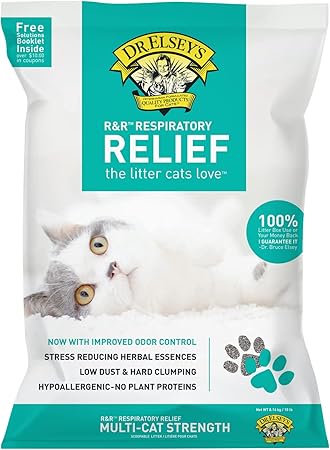 Dr. Elsey's R and R Cat Litter - Low Dust, Low Tracking, Hard Clumping ...