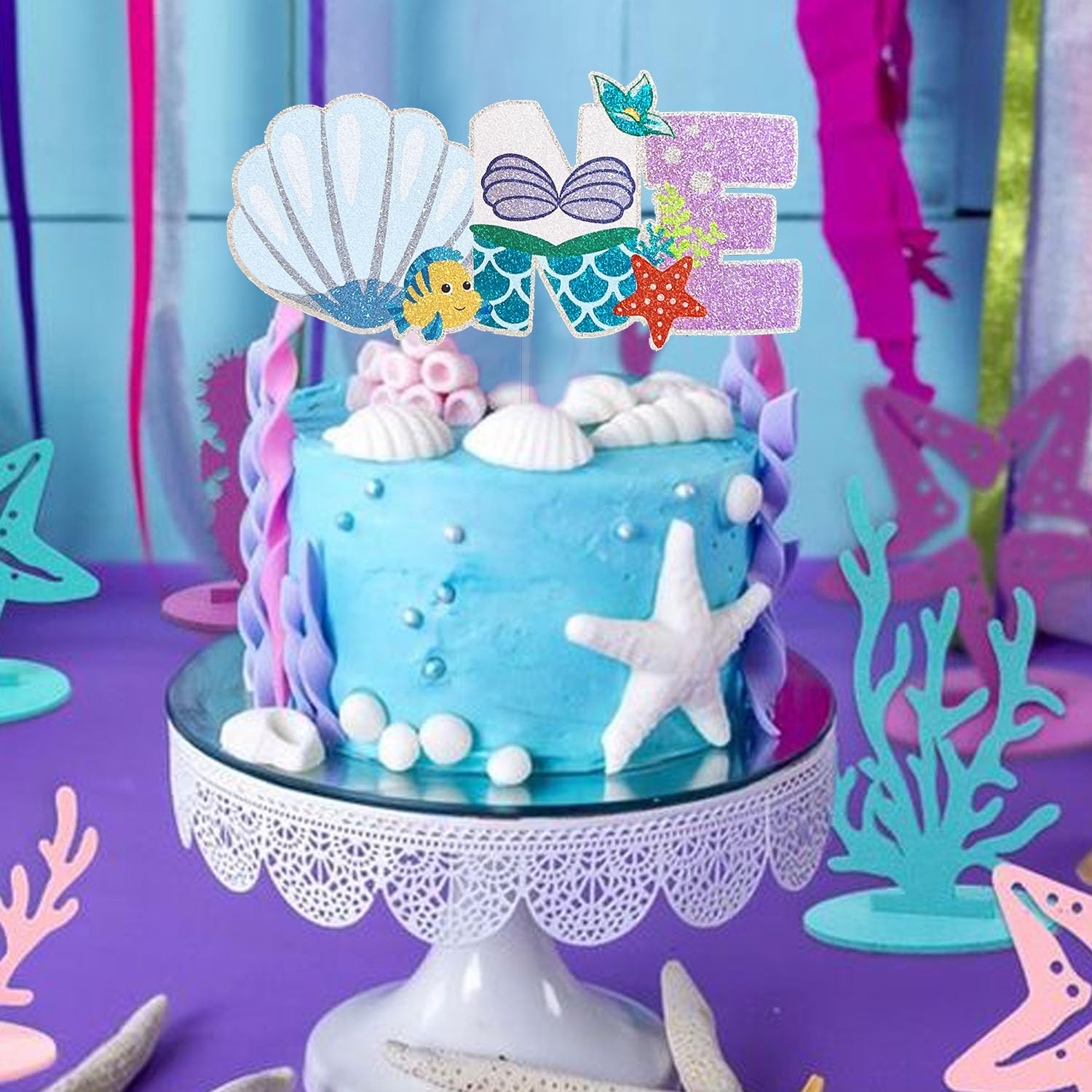 Snapklik.com : Princess Ariel One Cake Topper