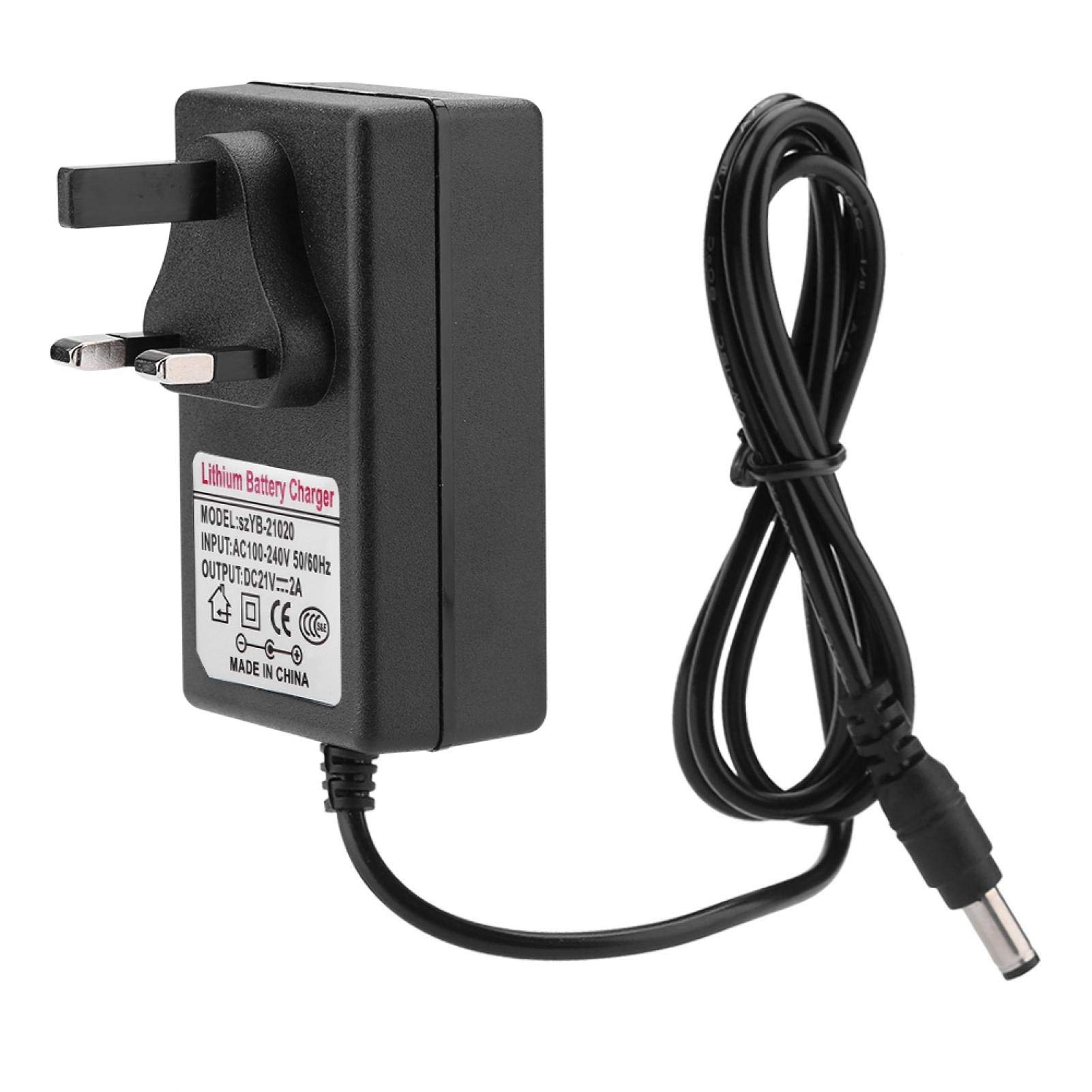 Buy DC 21V 2A Charger Battery Lithium ion Battery Charger Power Adapter