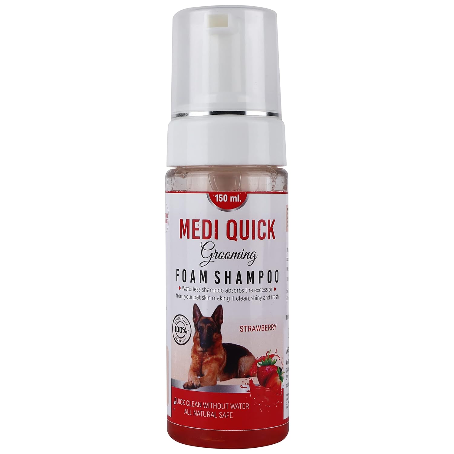 Buy Medilogy Biotech Dog Shampoo Waterless Dry Foam Base with Aloevera ...