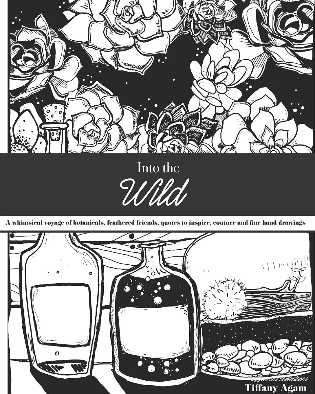 Buy Into the Wild: A Coloring Book Voyage: A whimsical voyage of ...