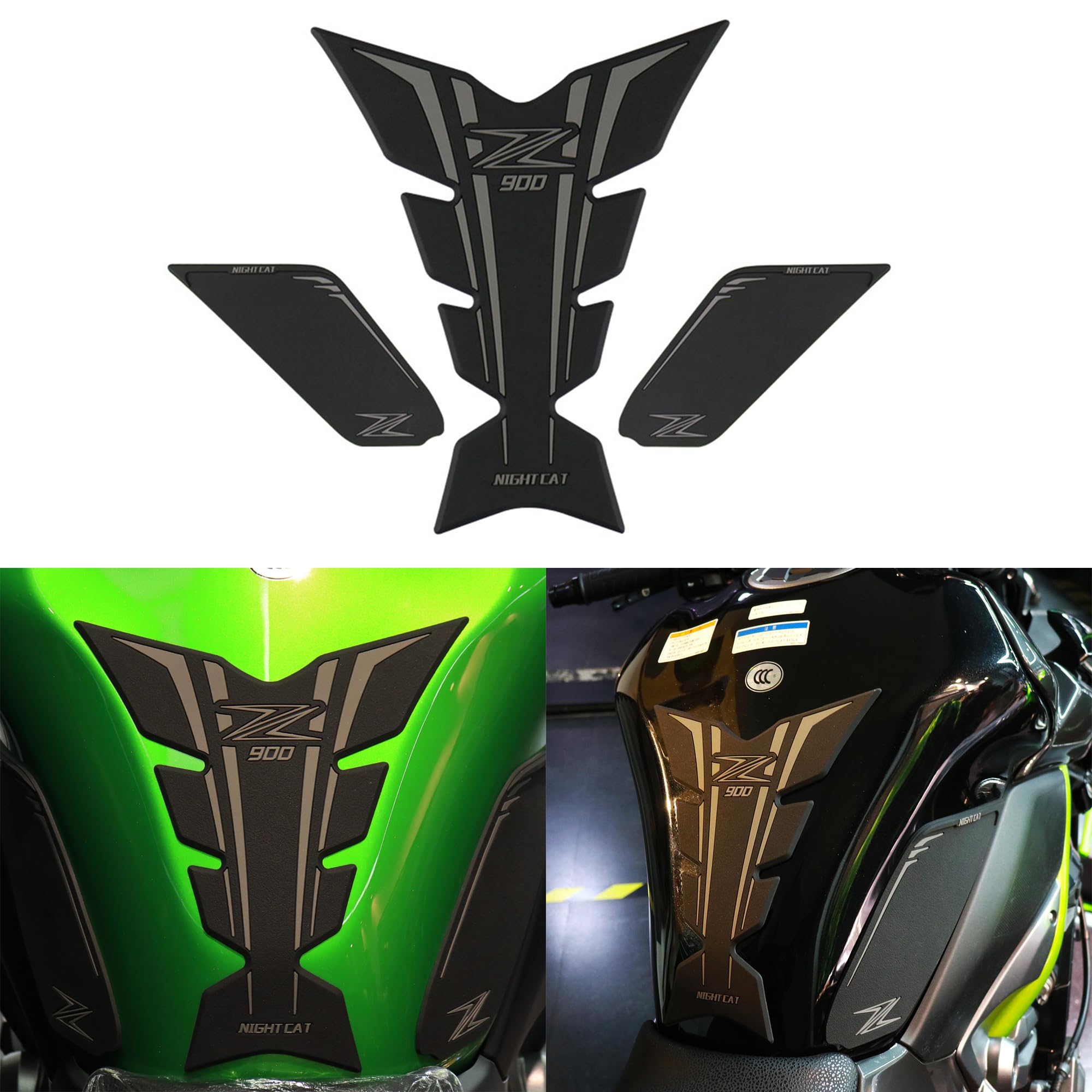 Amazon.com: NIGHT CAT Motorcycle Gas Tank Protectors pad,Fuel Tank ...