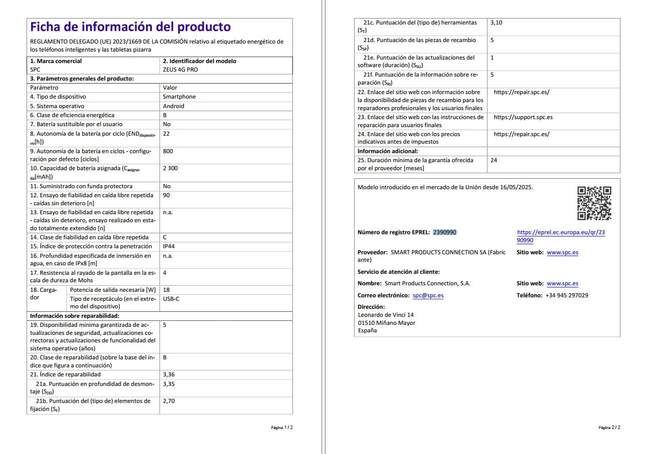ADOC SC04 Teléfono Móvil 4G de Tapa con Whatsapp, Pantalla Táctil, Video conferencias, Teclas ...