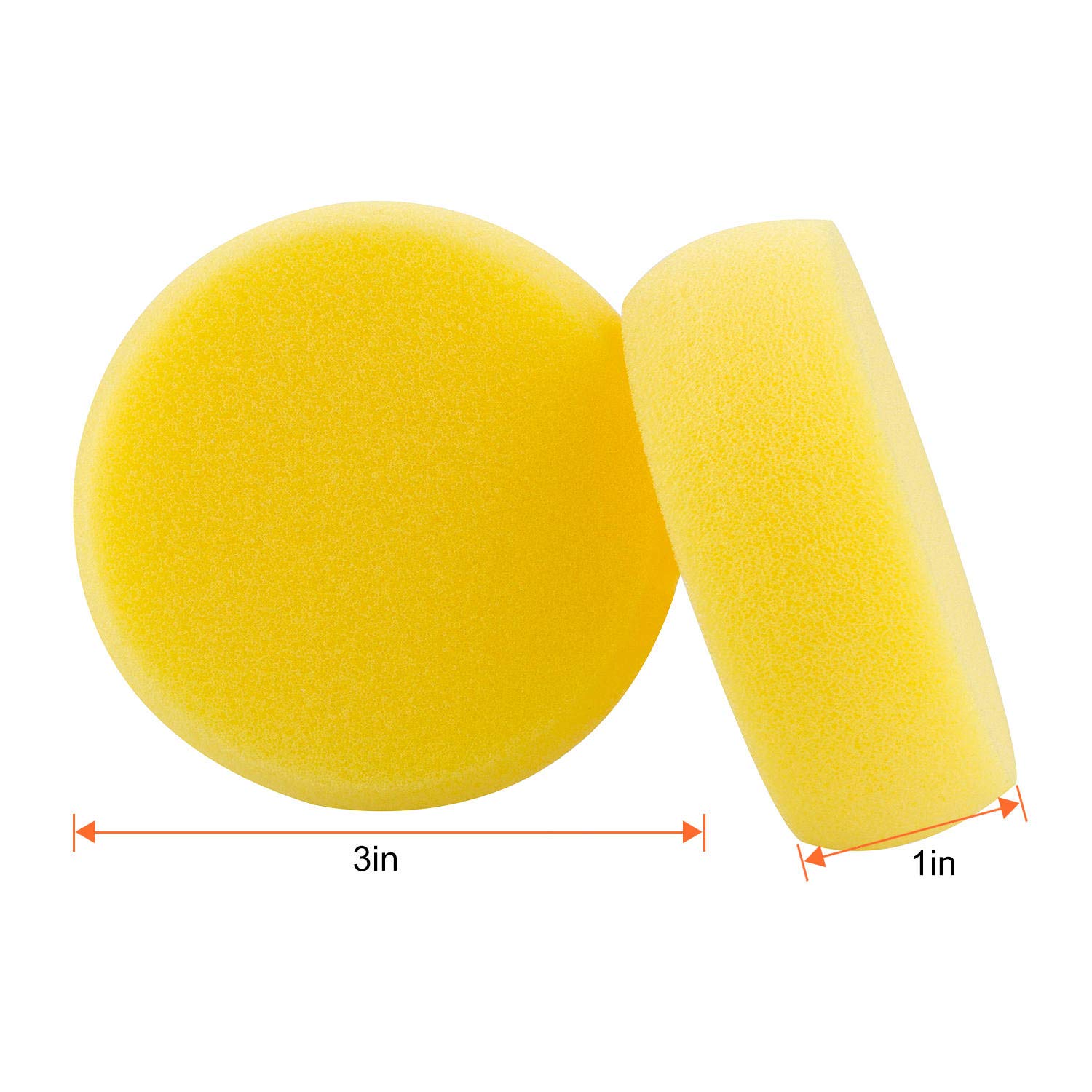 Snapklik.com : 50 Pack Painting Sponges, Round Watercolor Synthetic ...