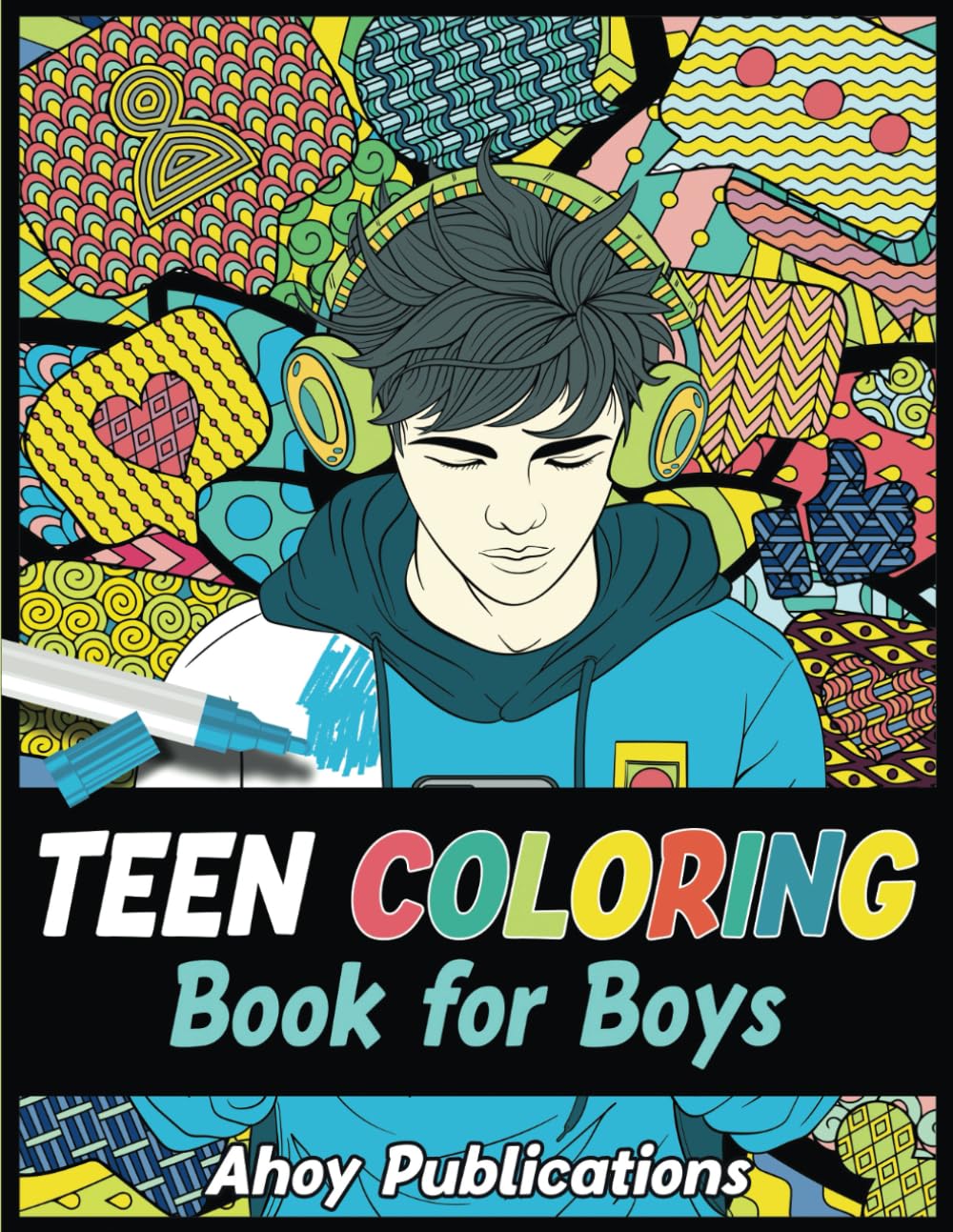 Amazon.com: Teen Coloring Book for Boys: An Uplifting Approach to ...