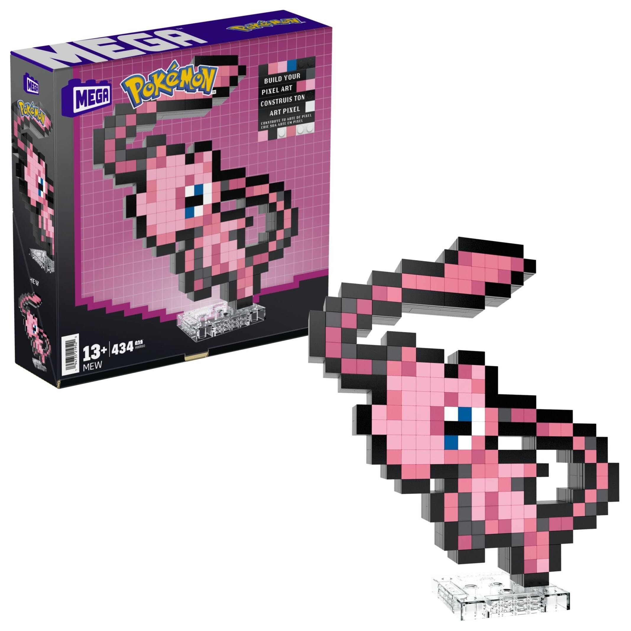 Bloques De Pokémon En Pixel Art MEGA Pokémon Pixel Art Mew Bloques