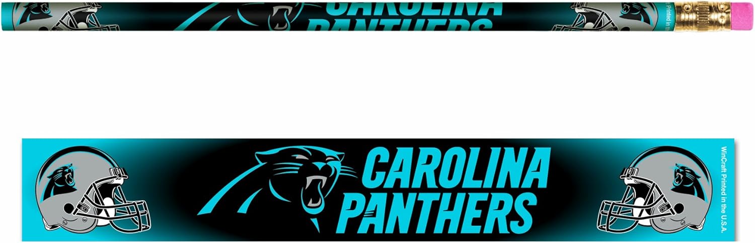 Amazon.com : NFL Carolina Panthers Pencils, Pack of 6 : Sports Fan ...