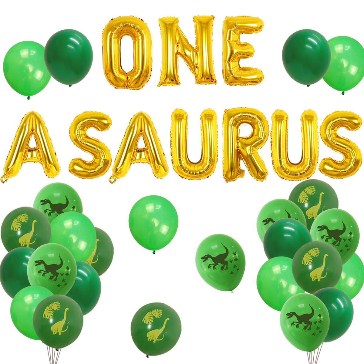 Sursurprise One A Saurus Birthday Decorations Dinosaur 1st Birthday ...