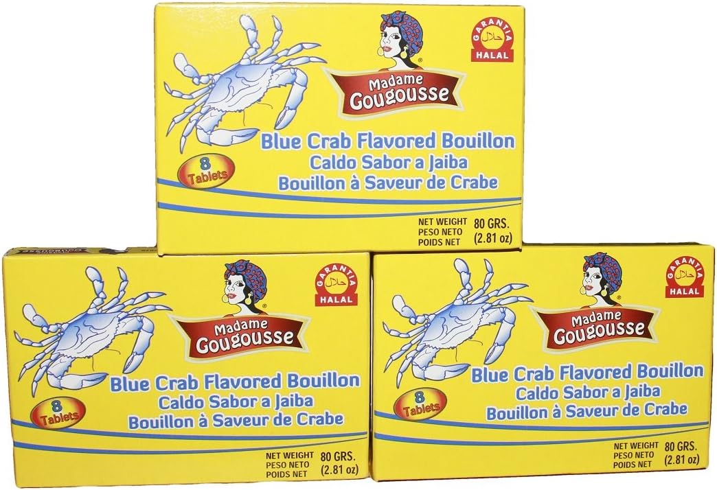Amazon.com : Madame Gougousse Shrimp & Blue Crab Bouillon Pack of 2 ...