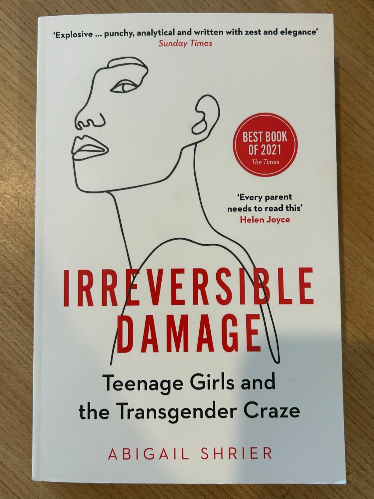 Irreversible Damage: Teenage Girls and the Transgender Craze : Shrier ...