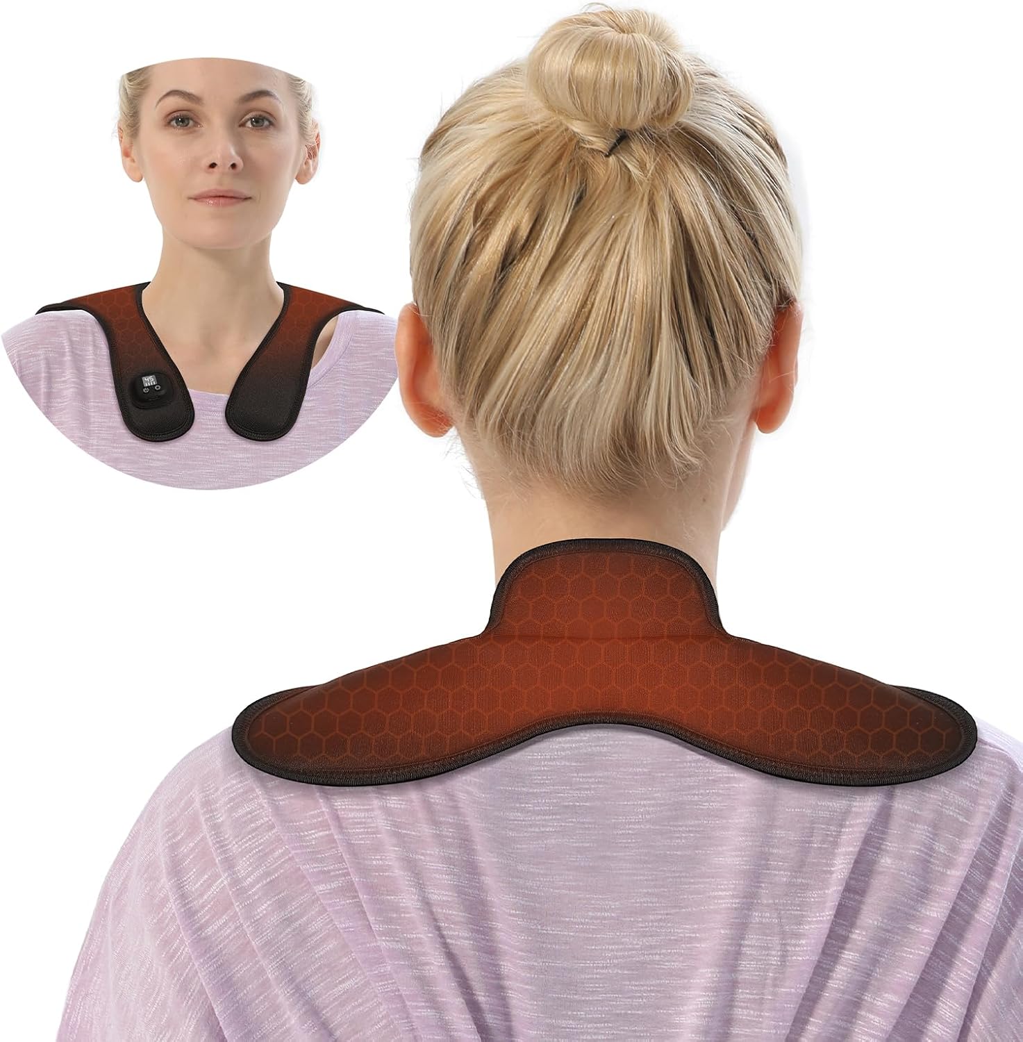 Amazon.com: Telepepe Neck Heating Pad, Cordless Heated Neck Wrap ...