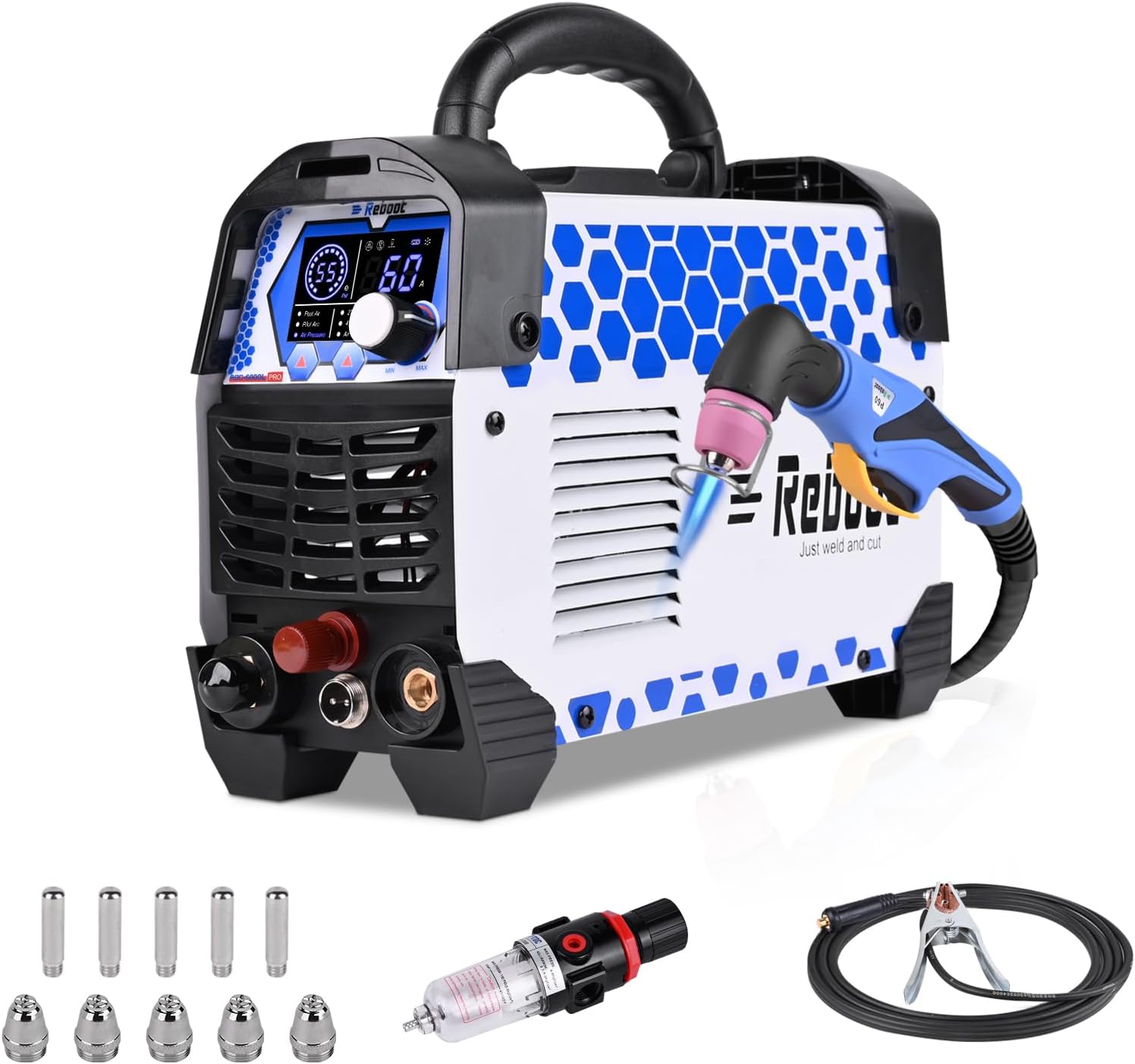 PARKSIDE Performance Plasma Cutter with Compressor PPSK 40 : Amazon.co ...