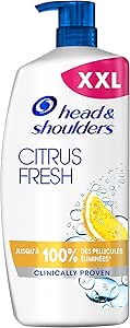 Head & Shoulders Shampooing Antipelliculaire Citrus Fresh, Jusqu’à 100 pourcent des pellicules ...