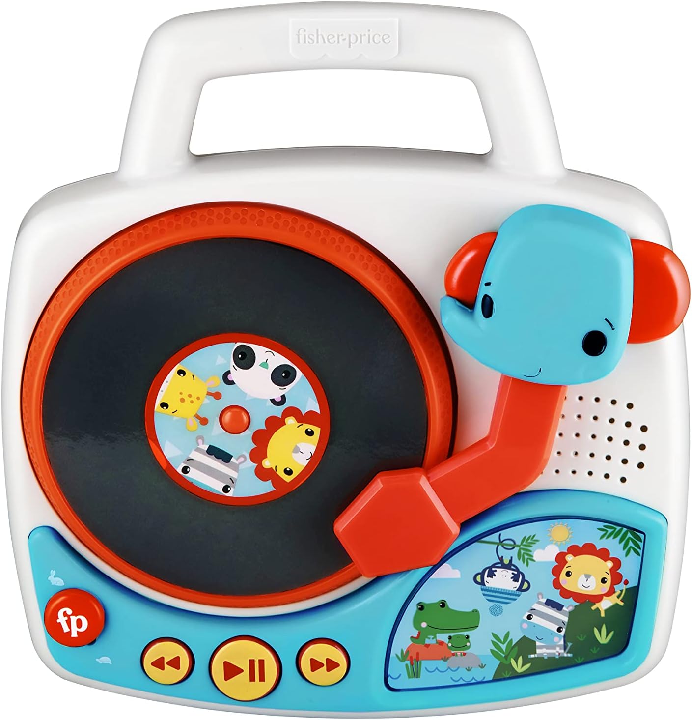 eKids Fisher Price Toy Turntable for Toddlers with Built-in Nursery ...