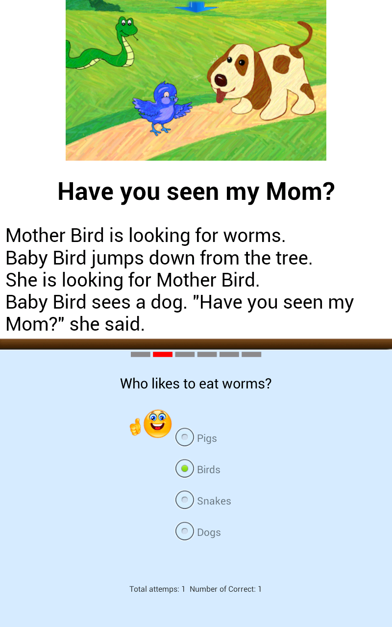 Kindergarten - 1st Grade Fiction Reading Comprehension - App on Amazon ...