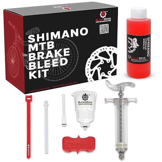 Amazon.com: BleedZone for Shimano Brakes Bleed Kit, Bike Hydraulic ...