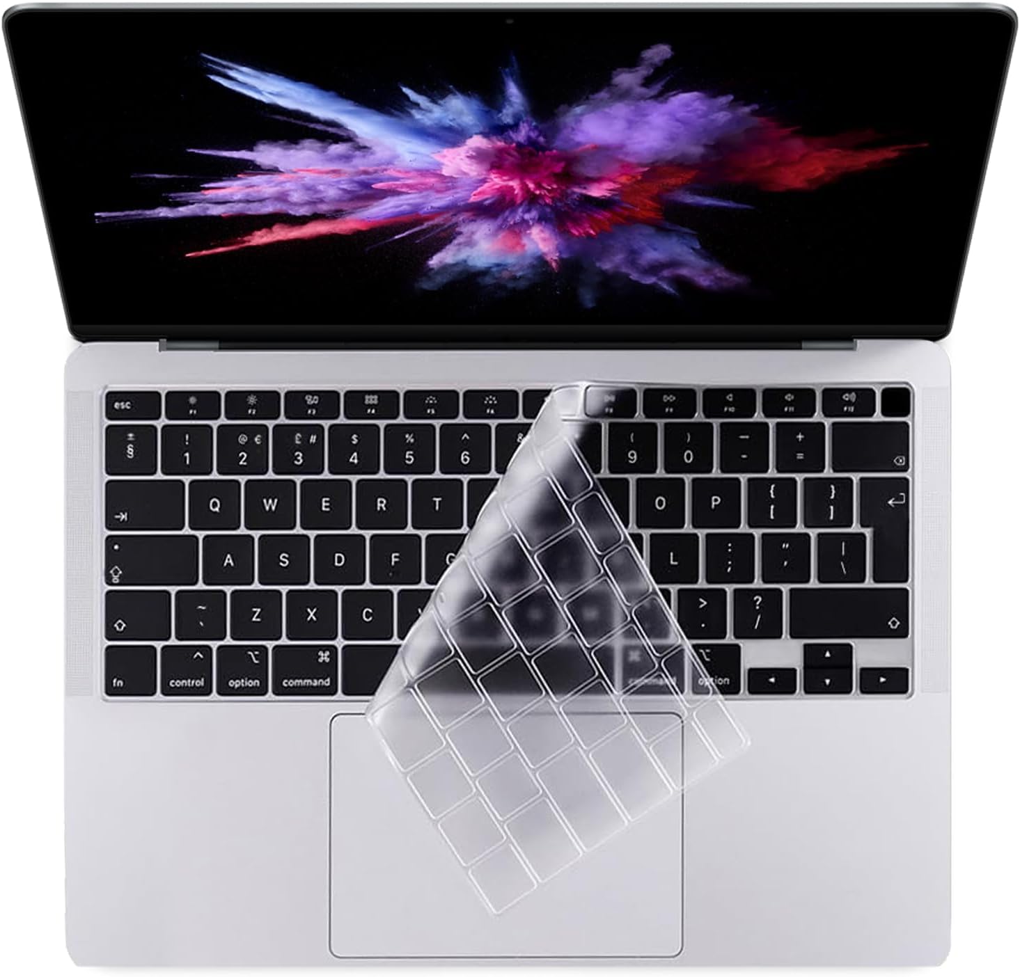 Protection Clavier TPU Compatible avec Européenne MacBook Air/Pro 13/15 ...