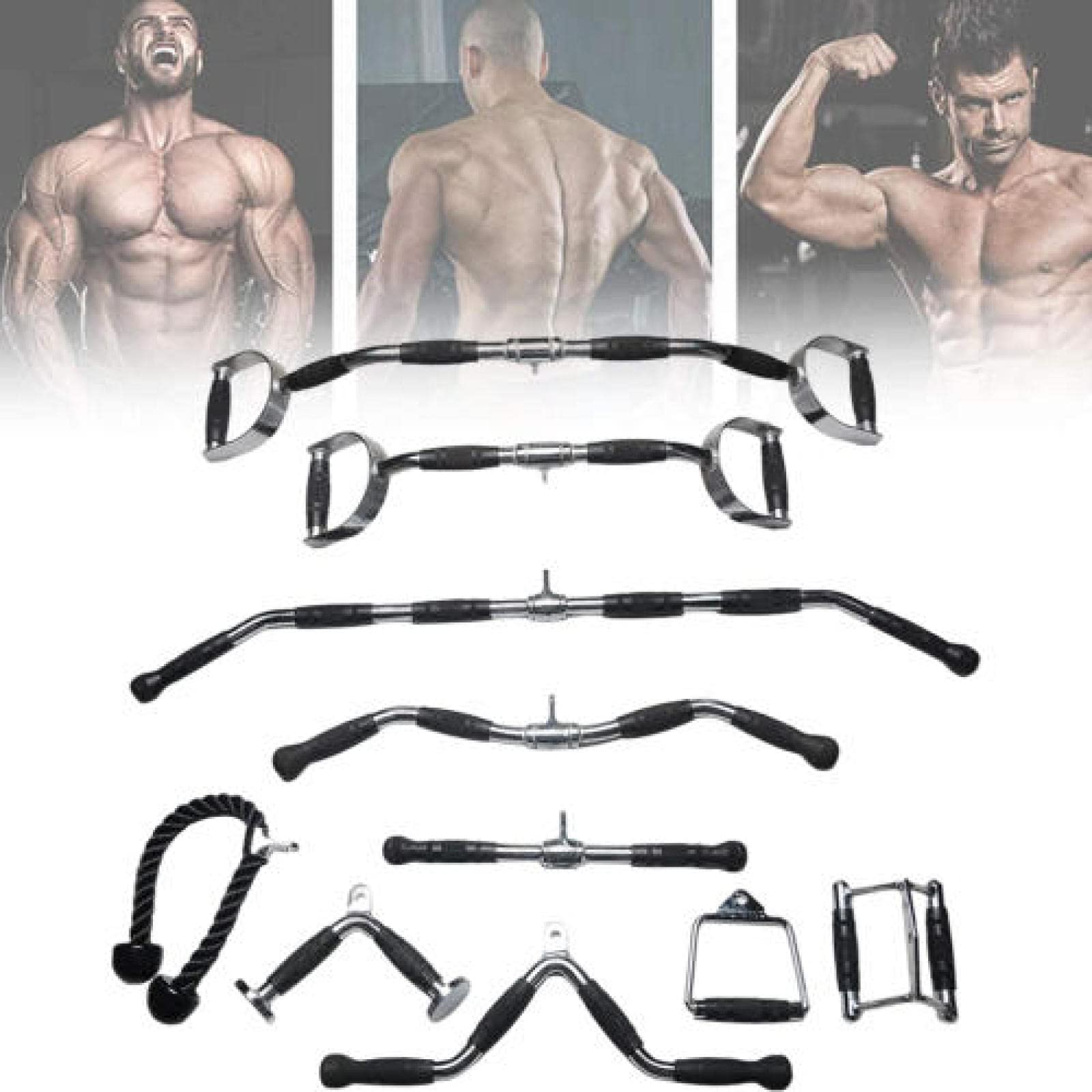 Buy Mkissssssss Cable pull handle set D-handle and triceps rope biceps ...