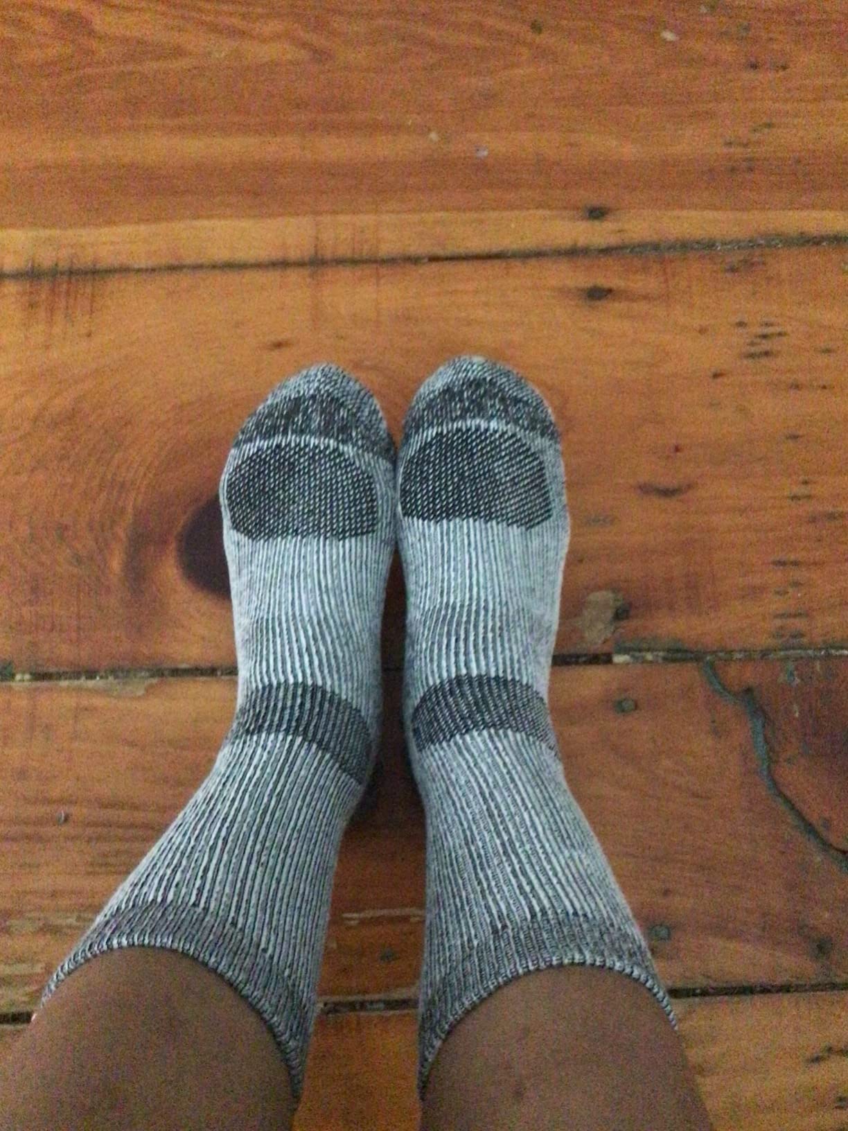 Amazon.com: Buttons & Pleats Merino Wool Socks for Men and Women ...