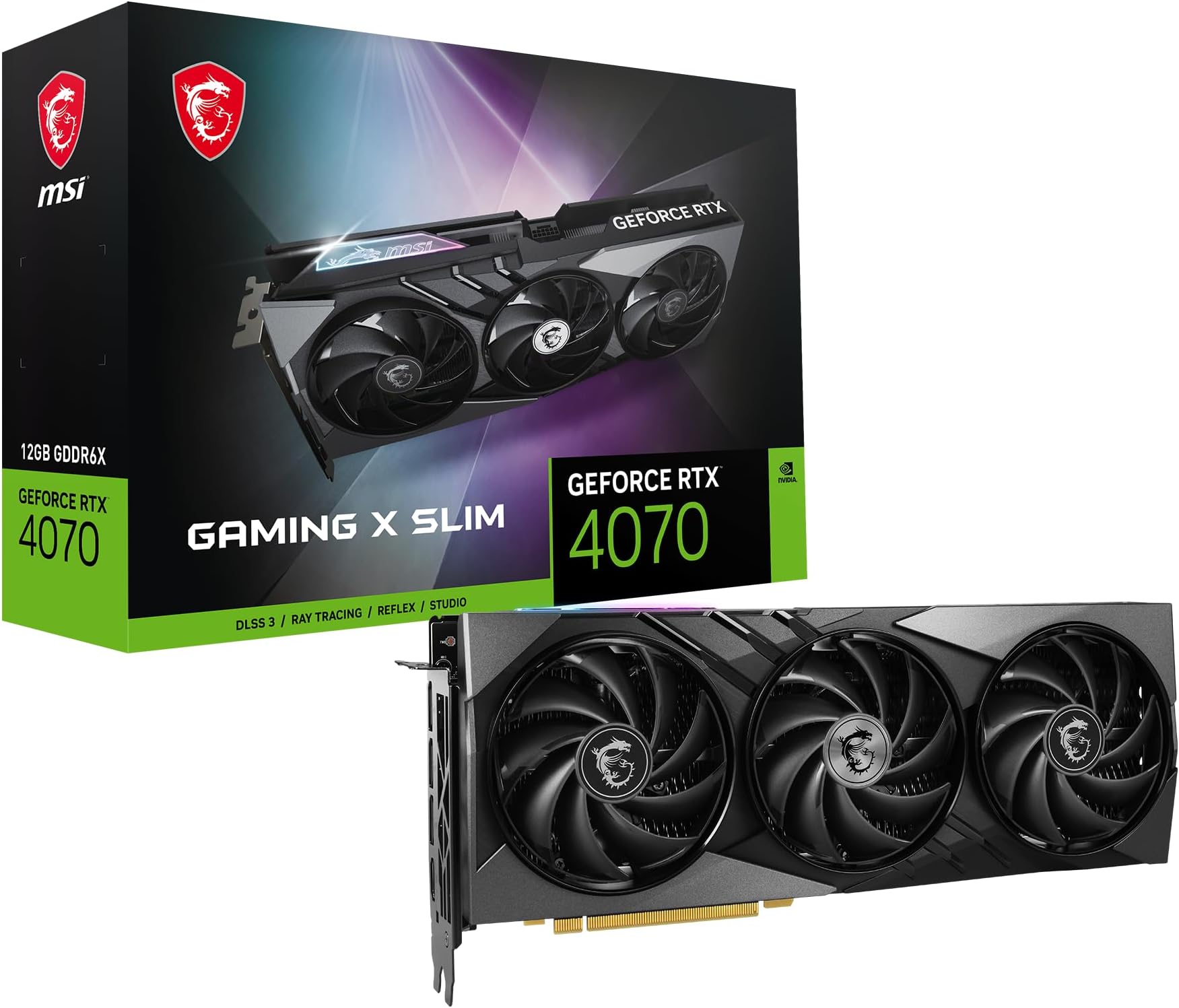 Amazon.com: MSI Gaming GeForce RTX 4070 12GB GDRR6X Extreme Clock: 2625 ...
