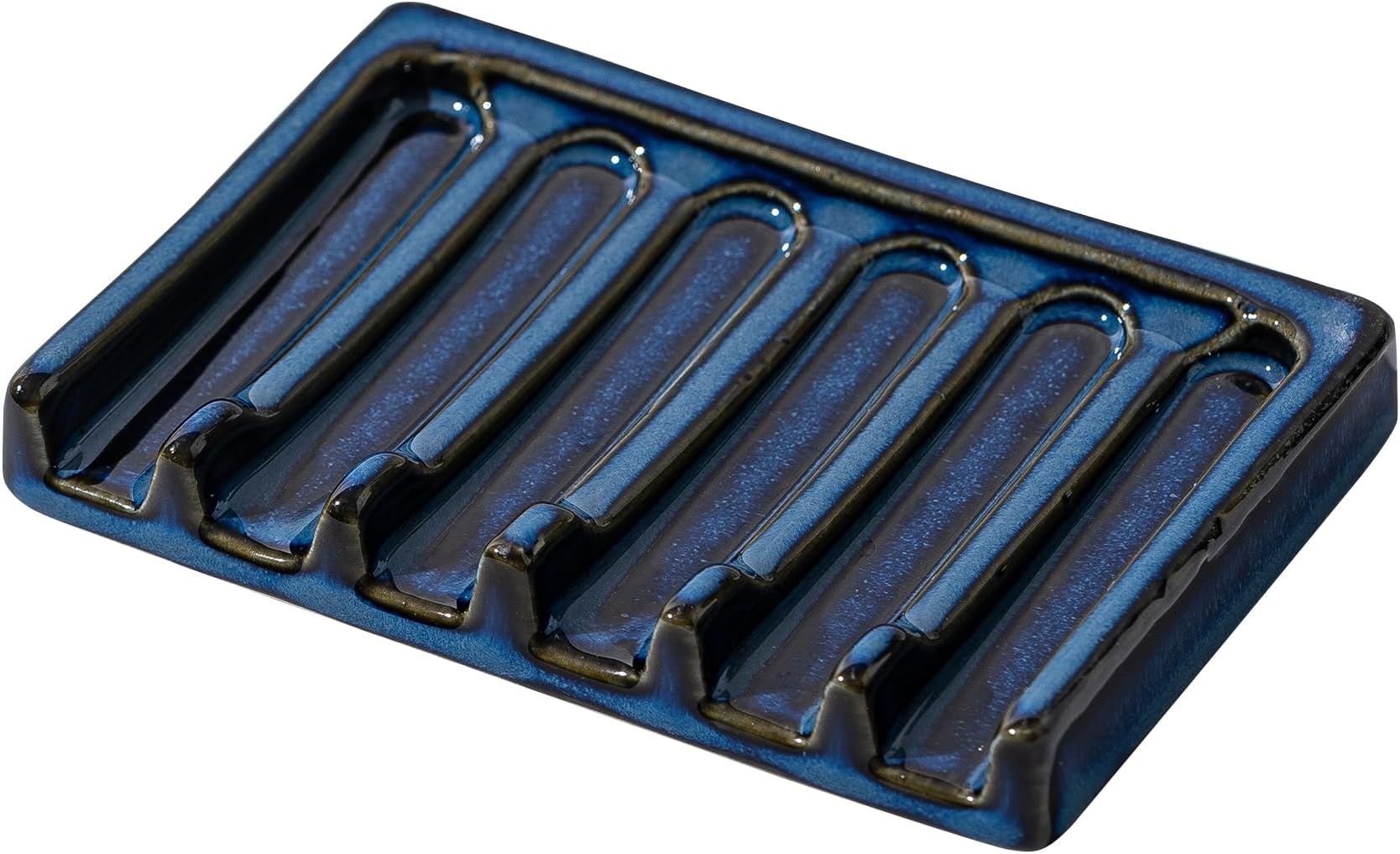 Amazon.com: Ceramic Soap Dish, Bar Soap Holder Self Draining, Hand Soap ...