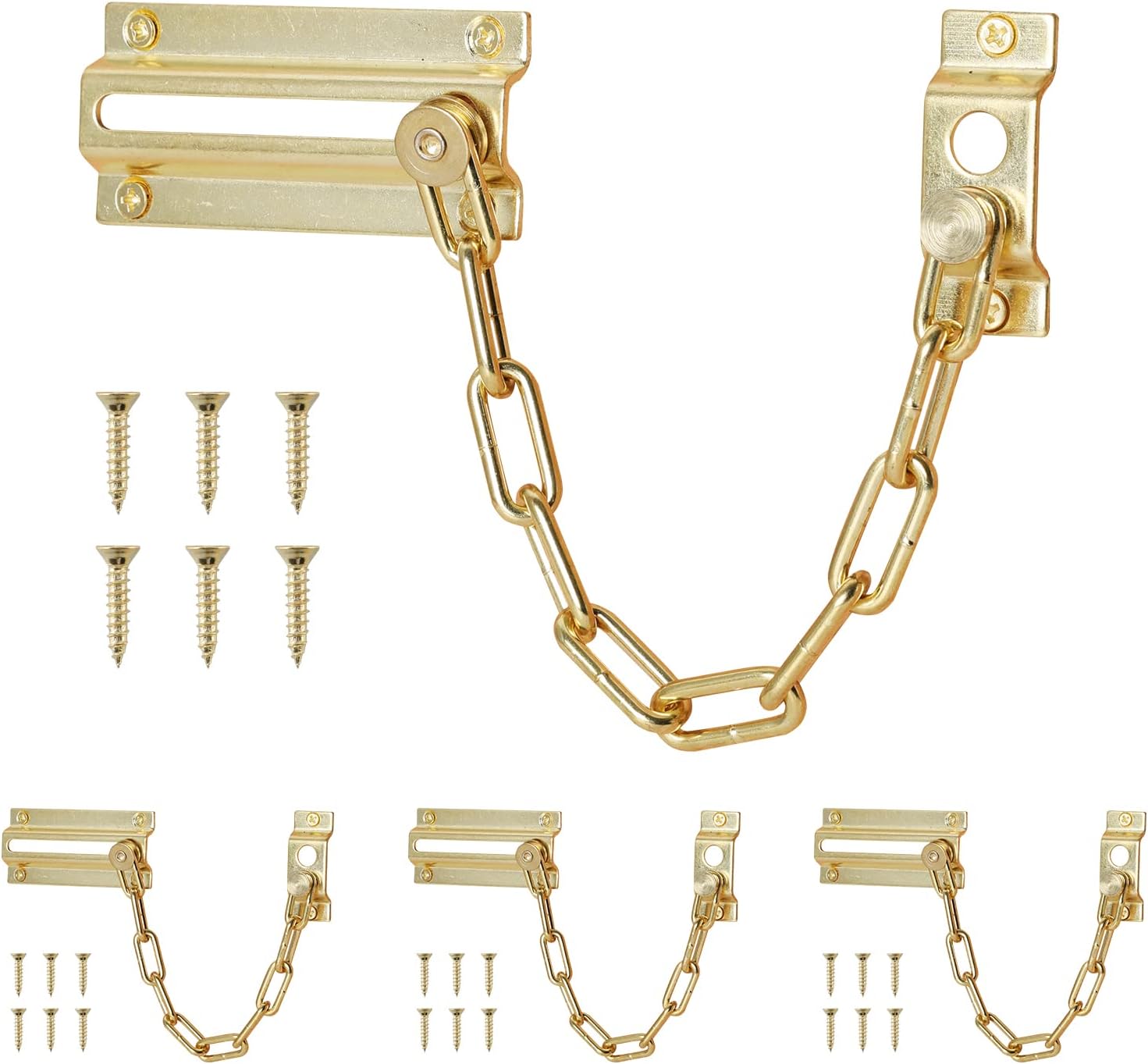 HOME MASTER HARDWARE Door Chain Lock, Extra Chain Locks for Inside Door ...