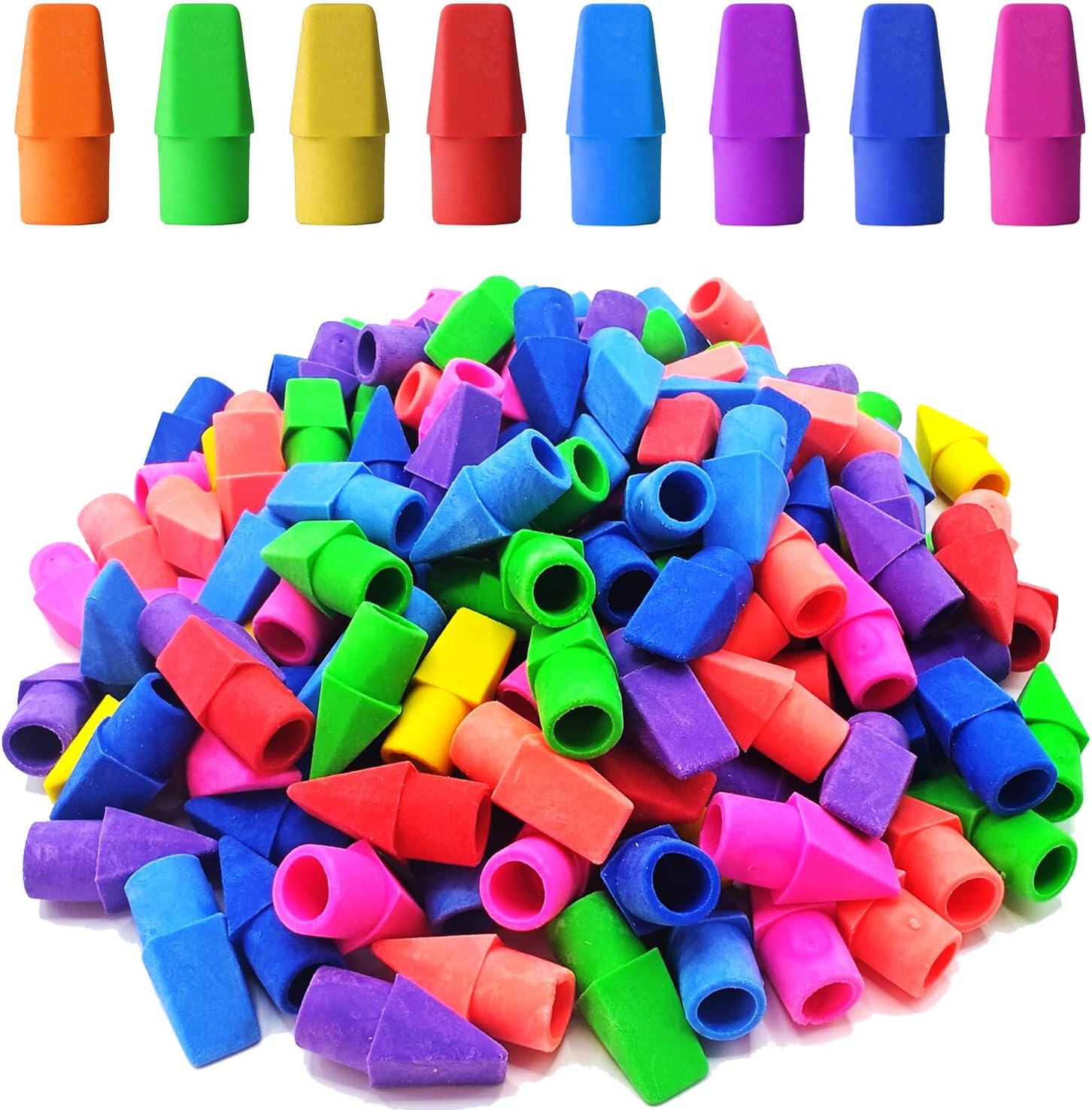 Amazon.com : Tamaki 60 Pack Erasers for Pencils, Pencil Top Erasers Cap ...