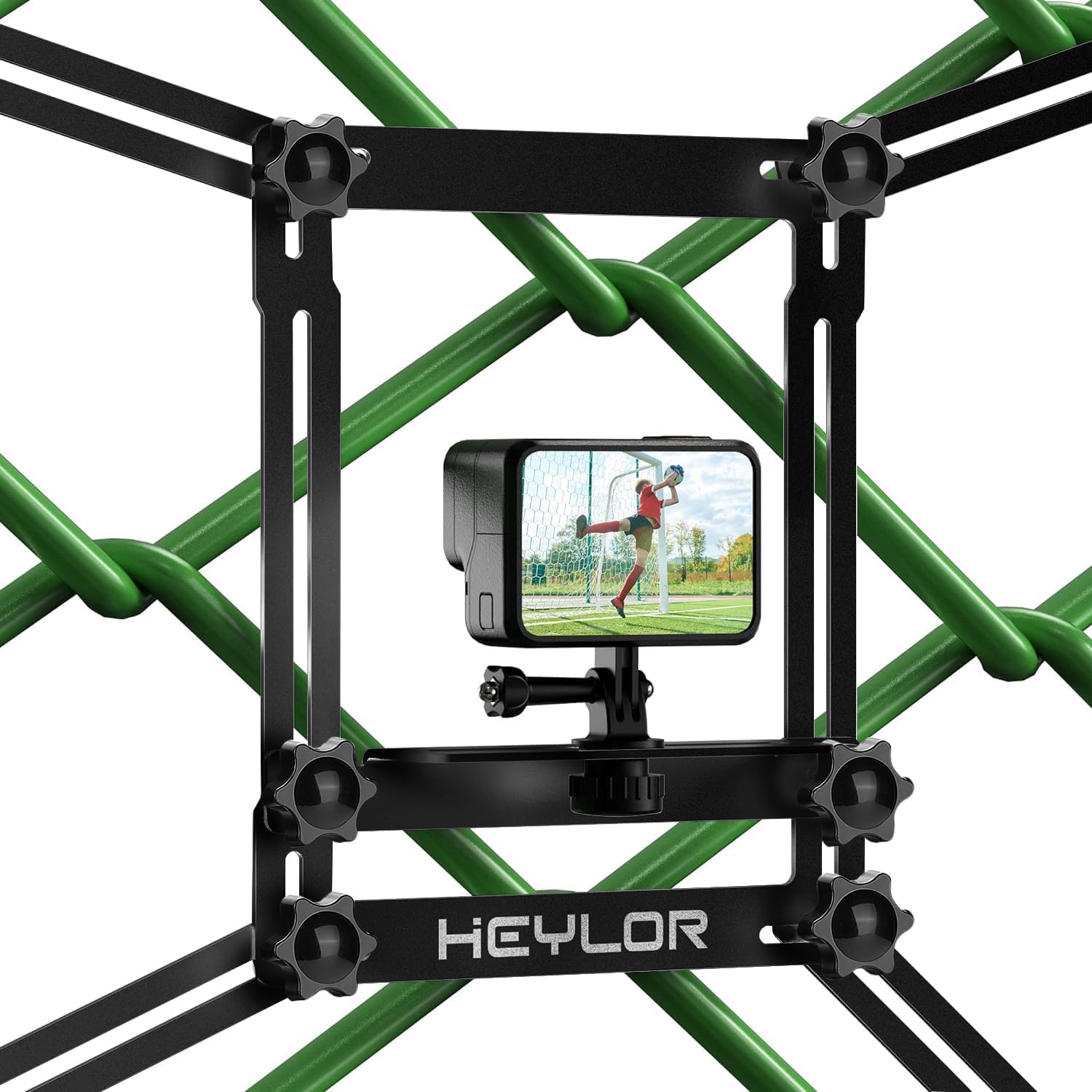 Amazon.com: Fence Mount - Action Camera Aluminum Fence Mount Compatible ...