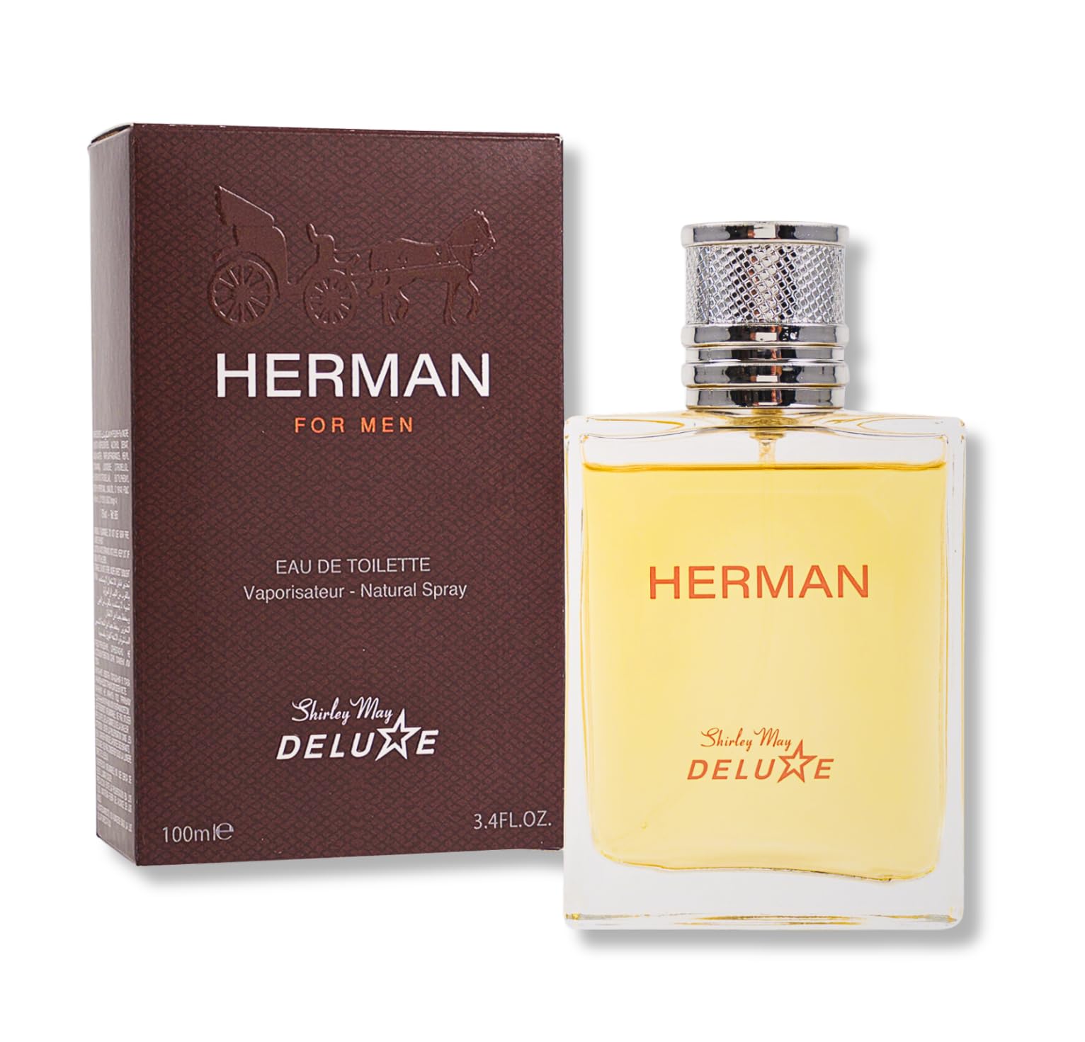 Amazon.com : HERMAN POUR HOMME EAU DE TOILETTE 3.4 FL. OZ. Woody Spicy ...