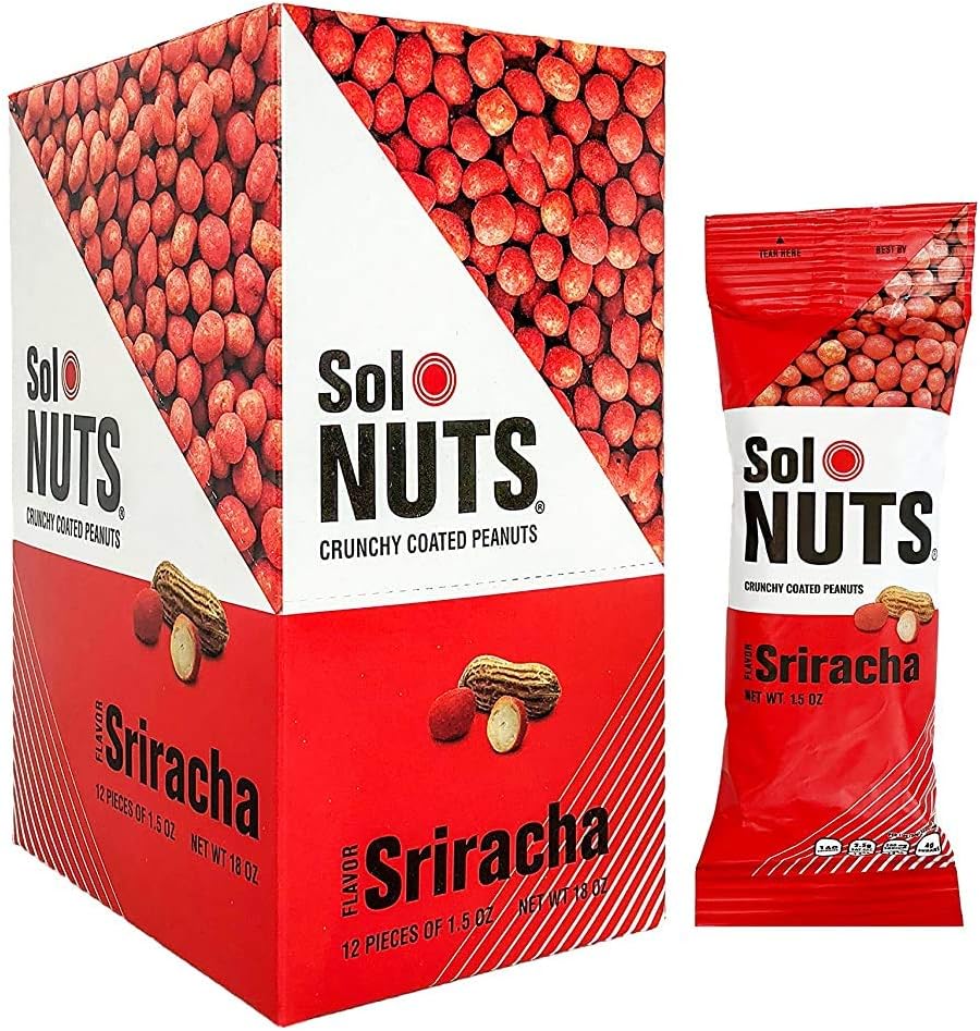 Amazon.com : Crunchy Coated Peanuts, 12 Pack - 18 Ounces Assorted ...
