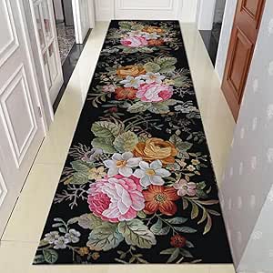 Amazon.co.jp: LEQHBA Hallway Mat, Soundproofing, Hallway Mat, Non-Slip ...