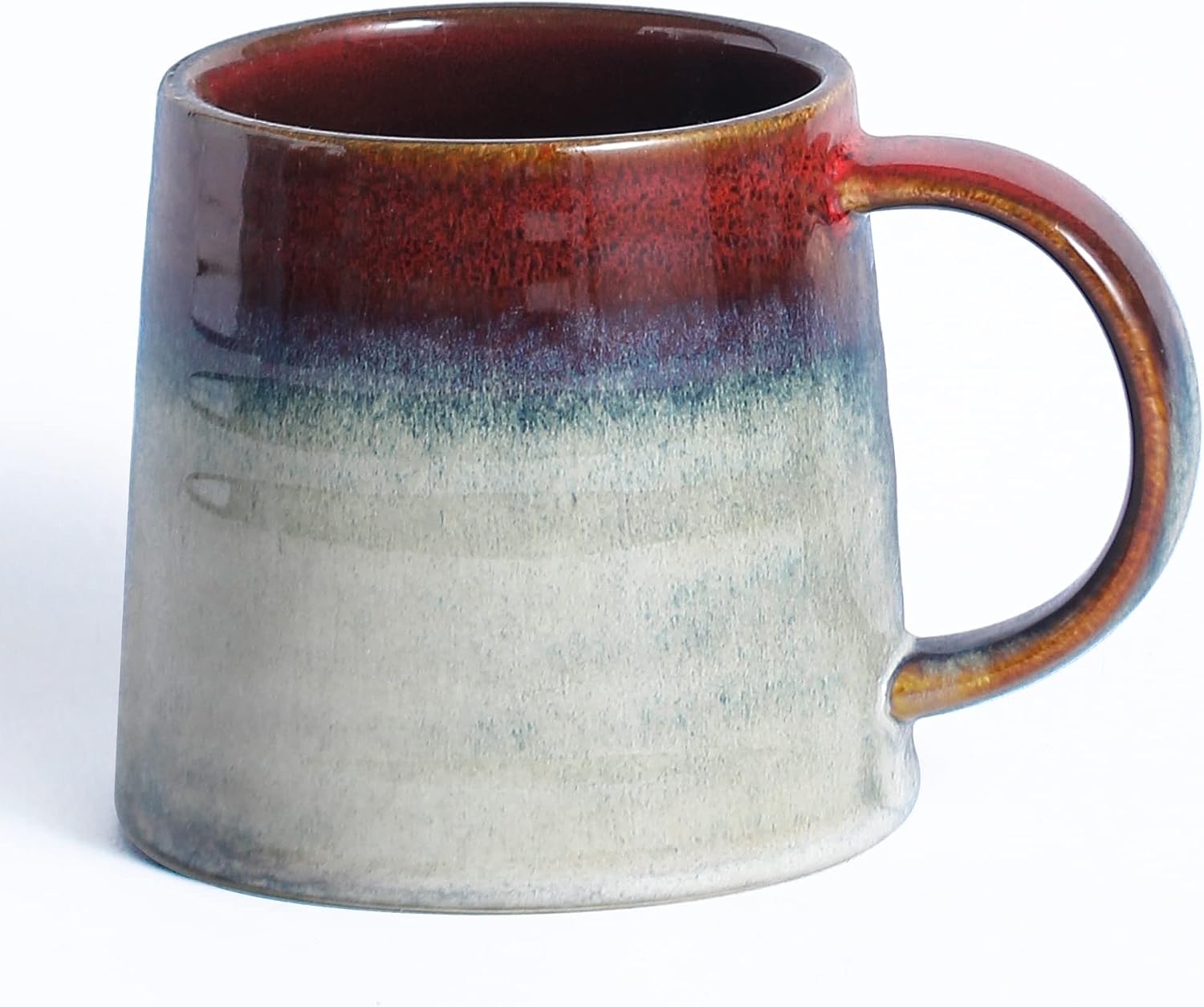 Amazon.com: masoline Large Ceramic Coffee Mug, Handmade Pottery Mugs ...