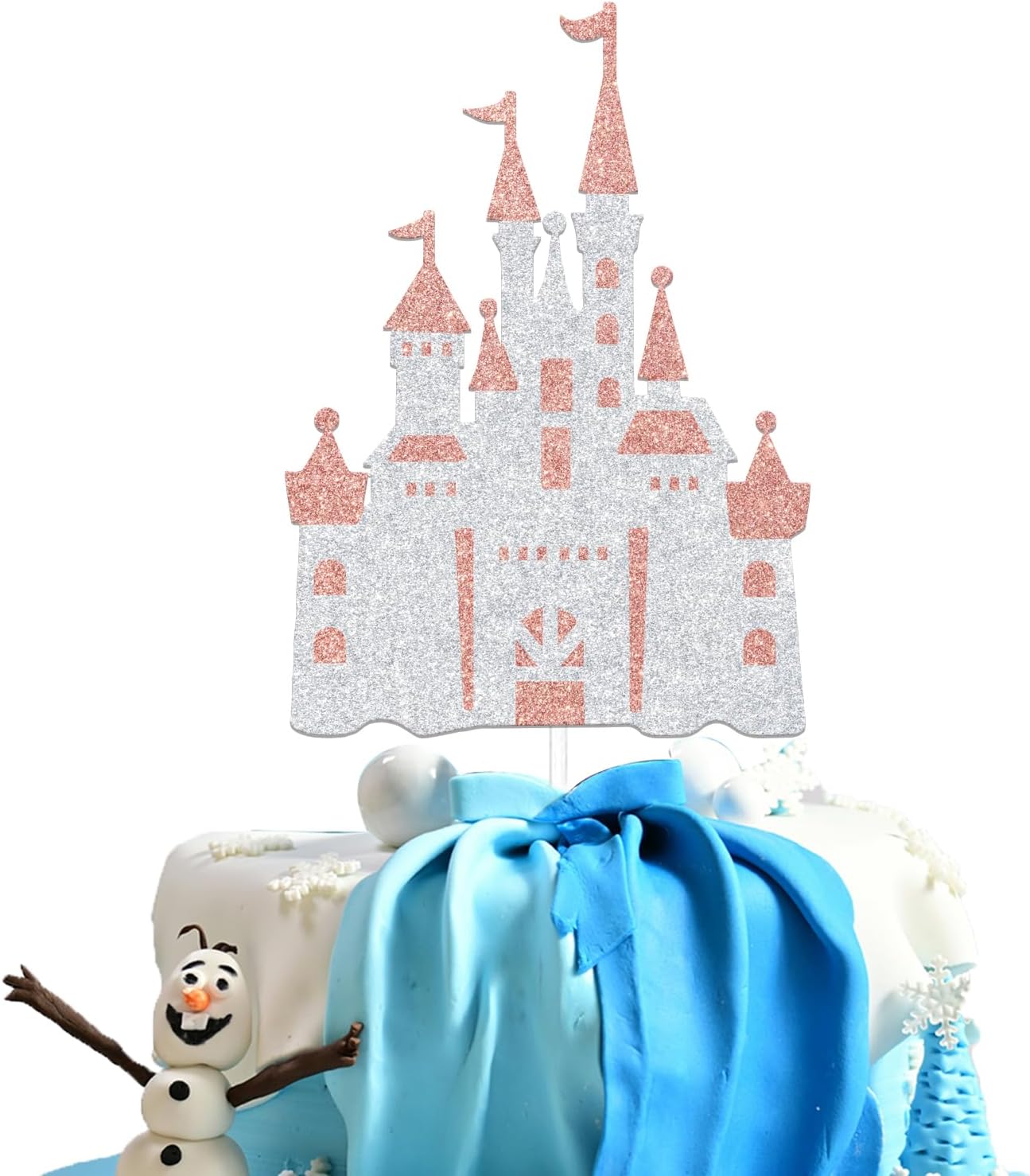Amazon.com: Castle Cake Topper Princess Cake Topper Castle Theme ...